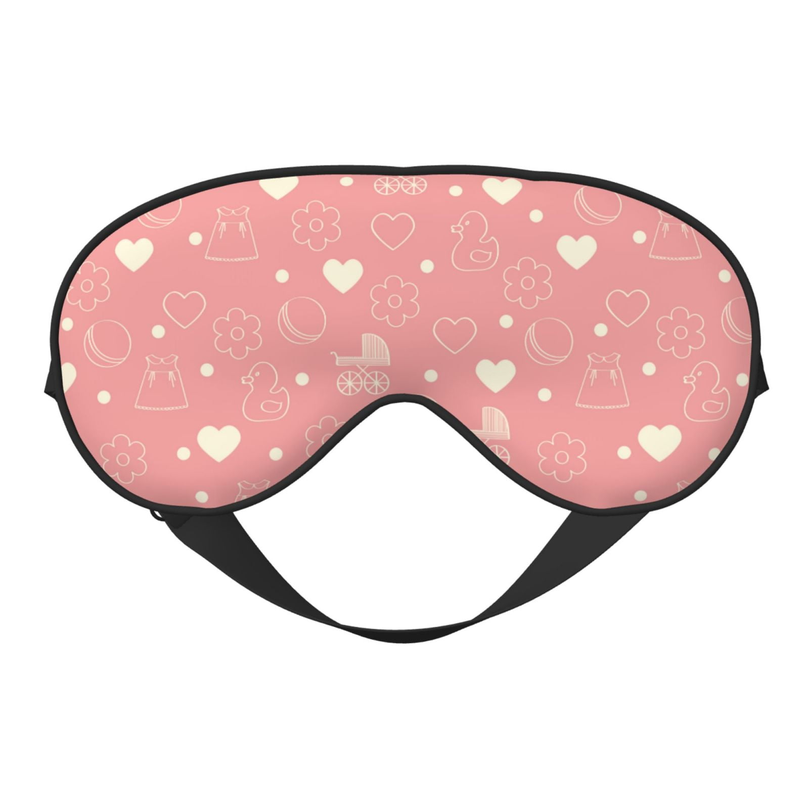 PAYOHTO Girly Background Soft Sleep Mask Comfort Pure Silk Eye Cover ...