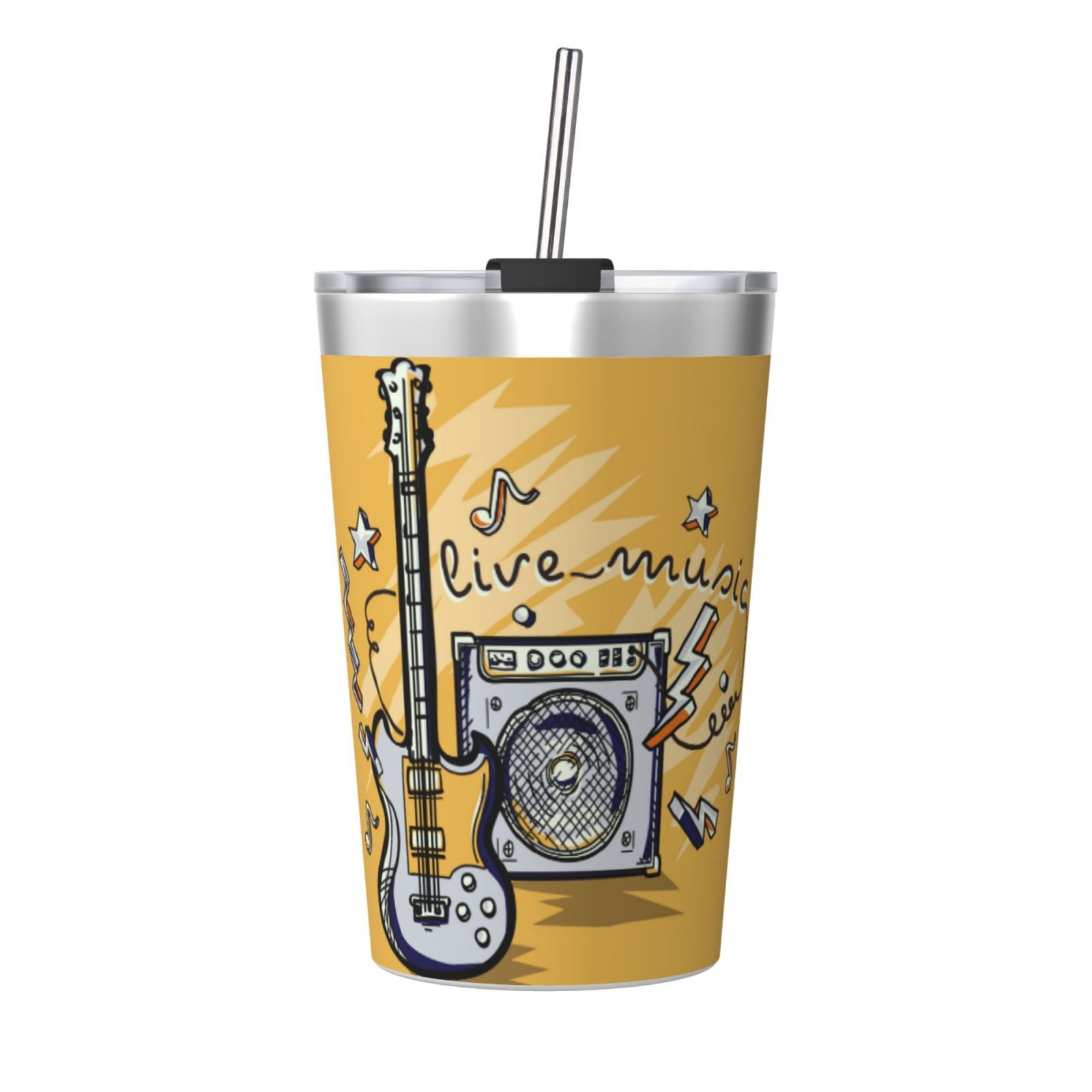 PAYOHTO Guitar and Amplifier Insulated Stainless Steel Tumbler 12 oz ...