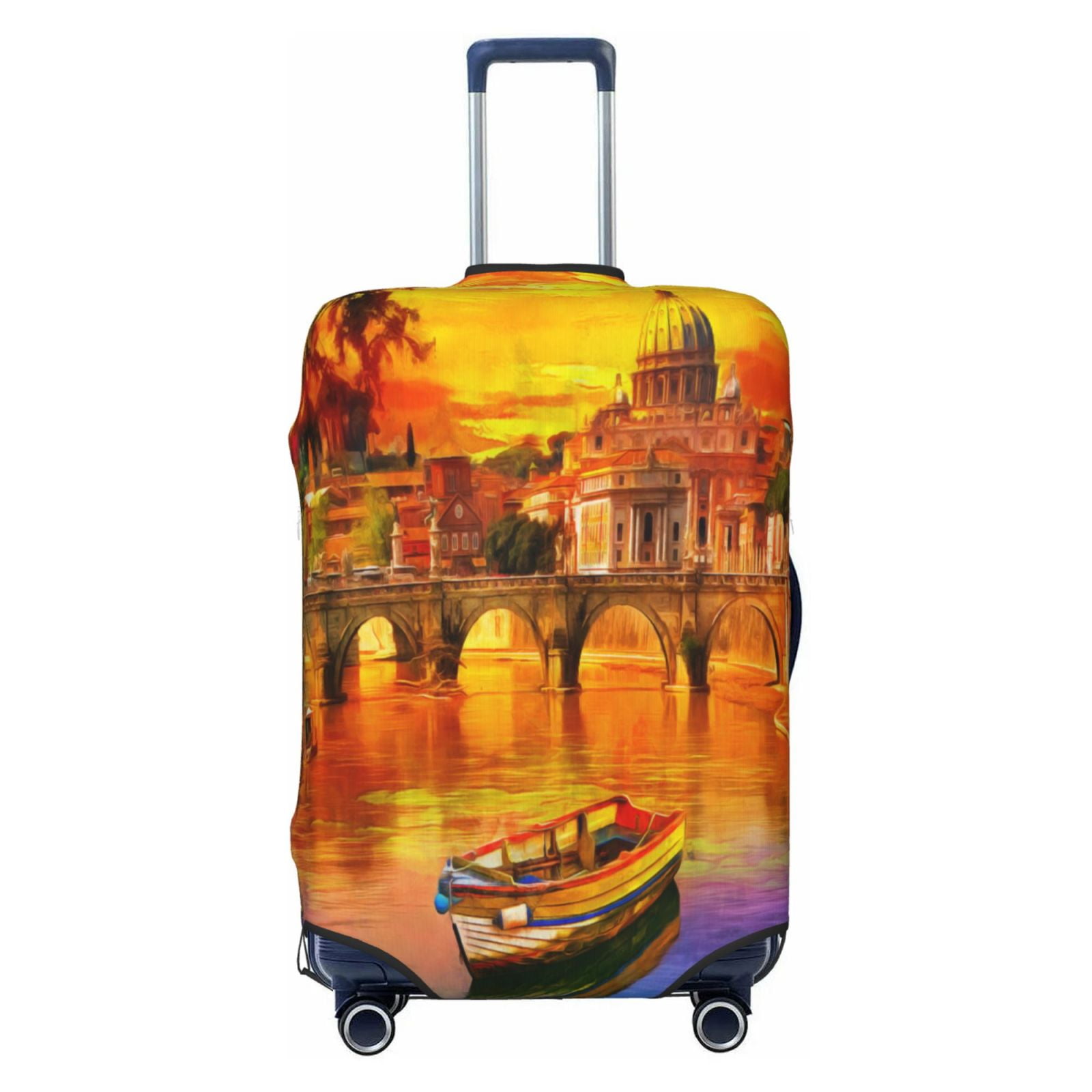 PAYOHTO Highly Elastic Spandex Suitcase Cover Luggage Cover Large Fits ...