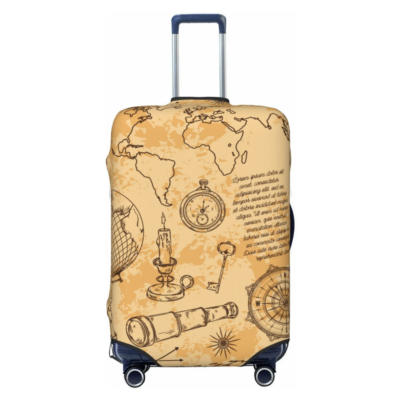 PAYOHTO Highly Elastic Spandex Suitcase Cover Luggage Cover Medium Fits ...