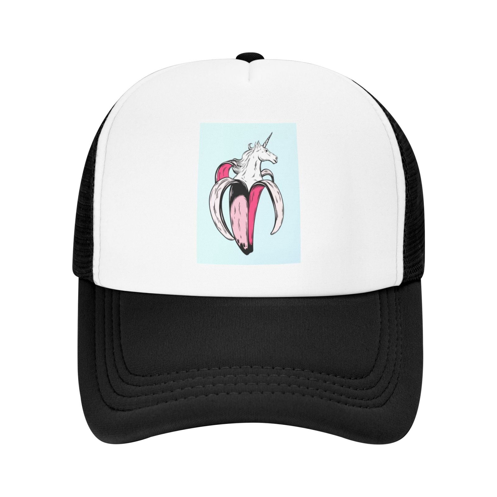 PAYOHTO Kids Banana Unicorn's Head Baseball Hat Back Adjustable Mesh ...