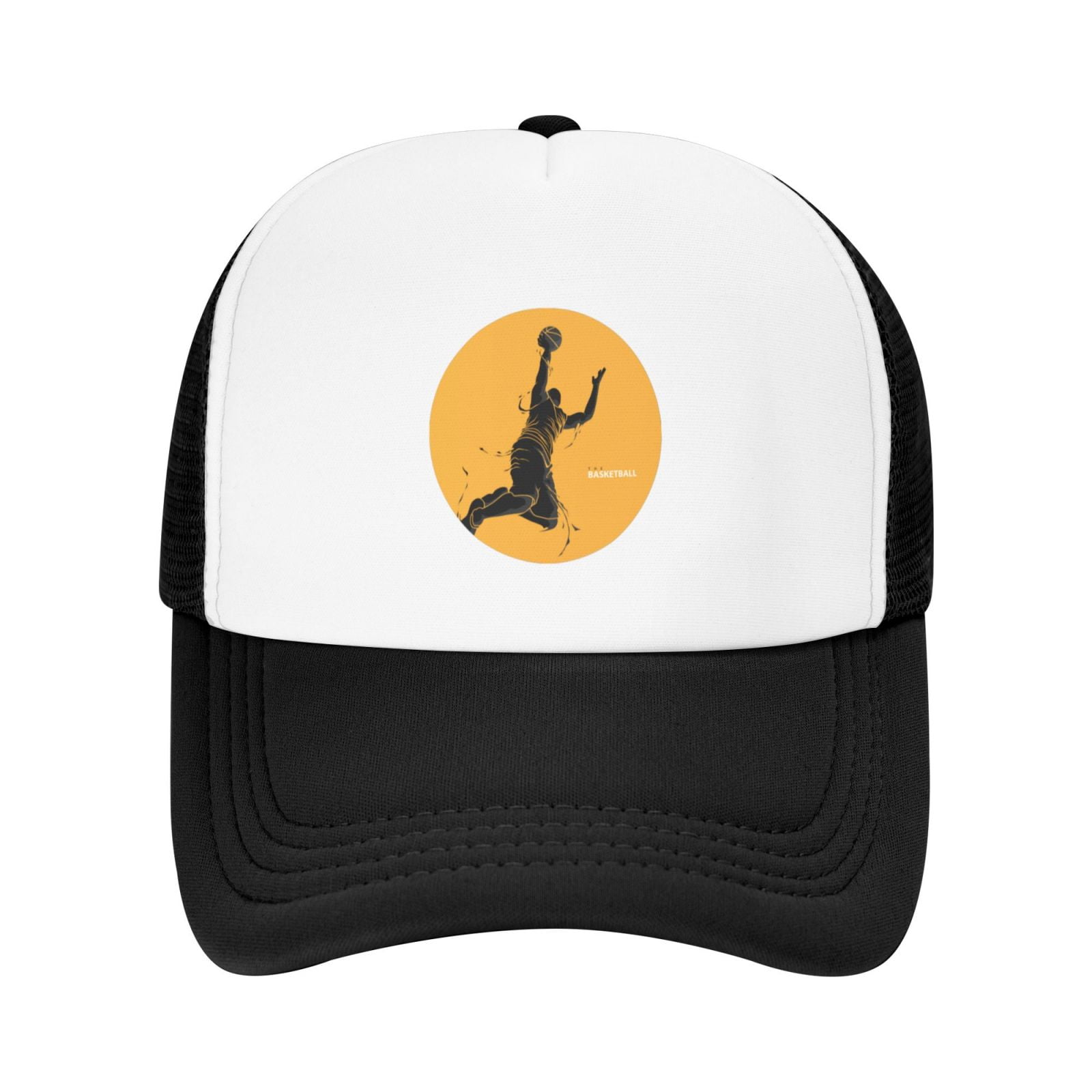 PAYOHTO Kids Basketball Player Splash Silhouette Pattern Baseball Hat ...