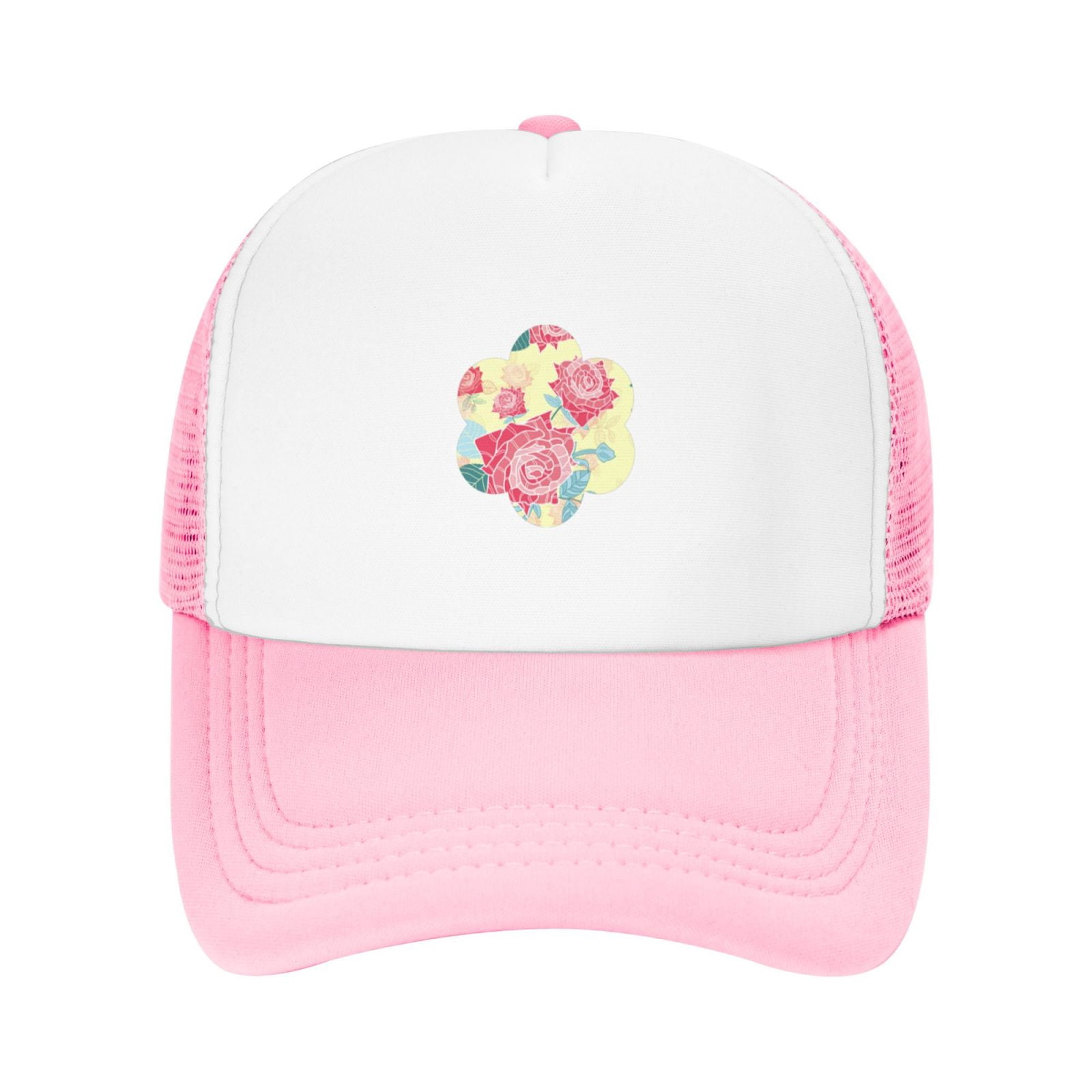 PAYOHTO Kids Beautiful Pattern Red Roses Baseball Hat Back Adjustable ...