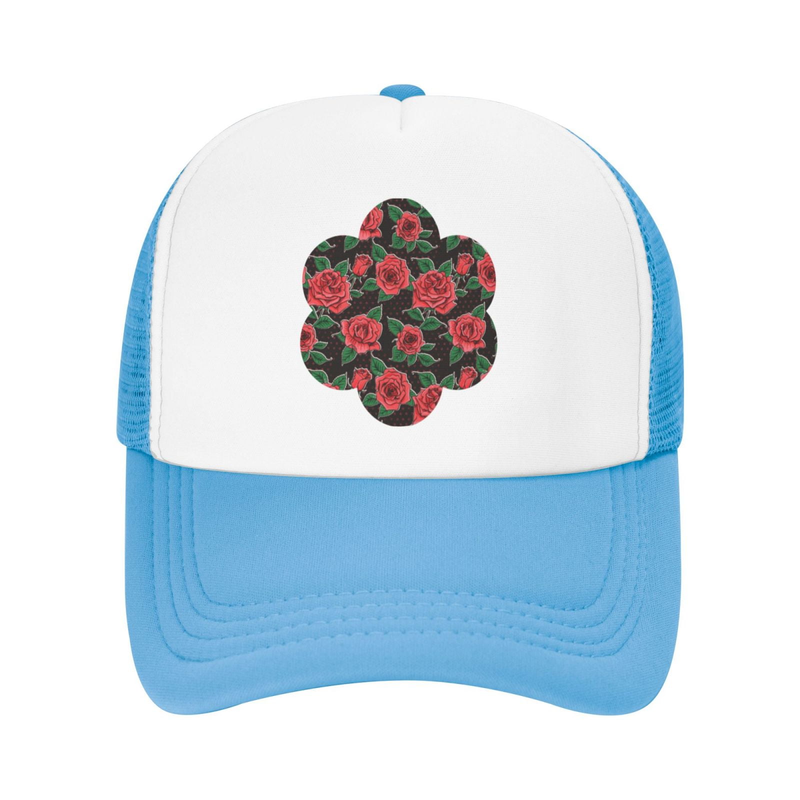 PAYOHTO Kids Beautiful Vintage Roses Floral Baseball Hat Back ...