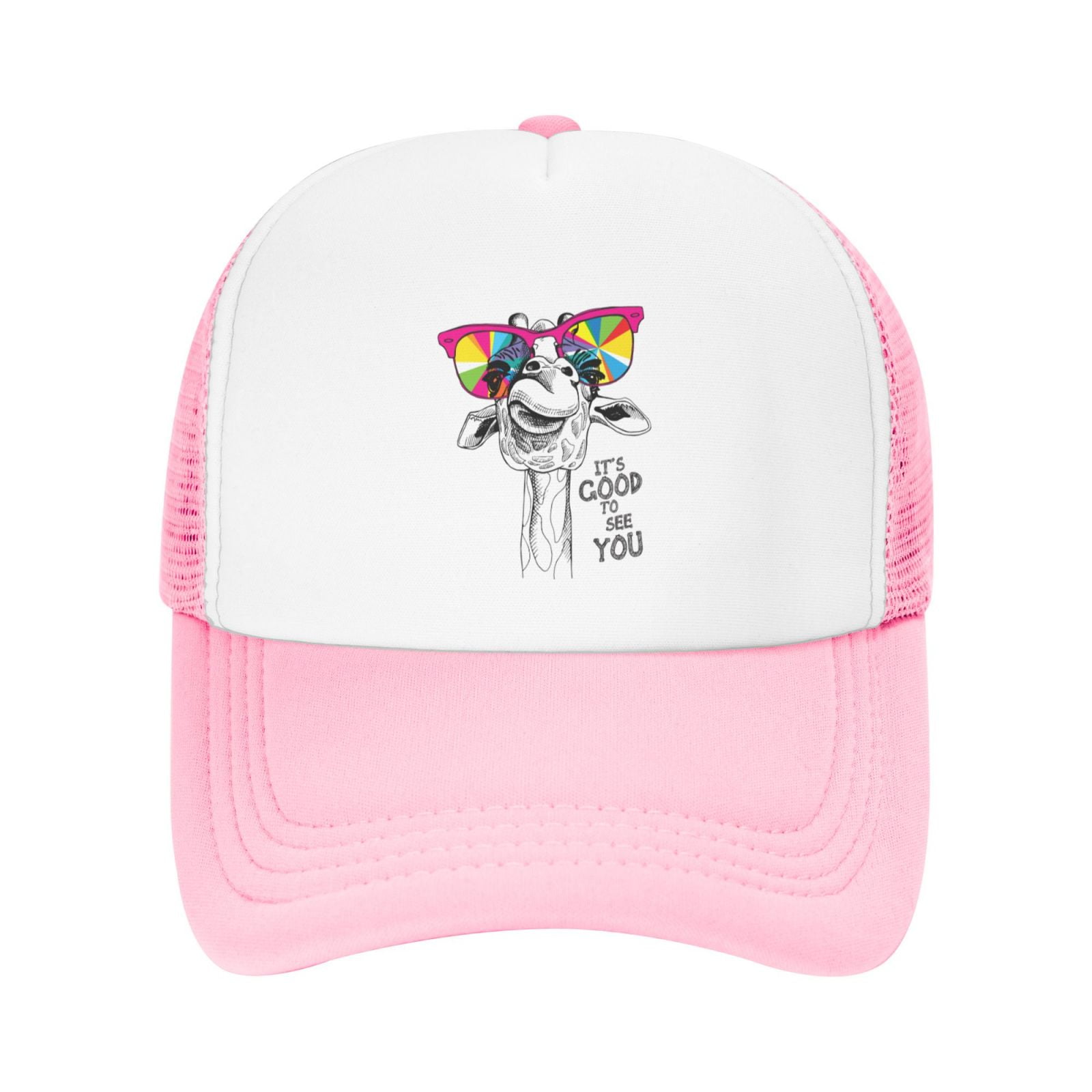 PAYOHTO Kids Beautiful giraffe Baseball Hat Back Adjustable Mesh ...