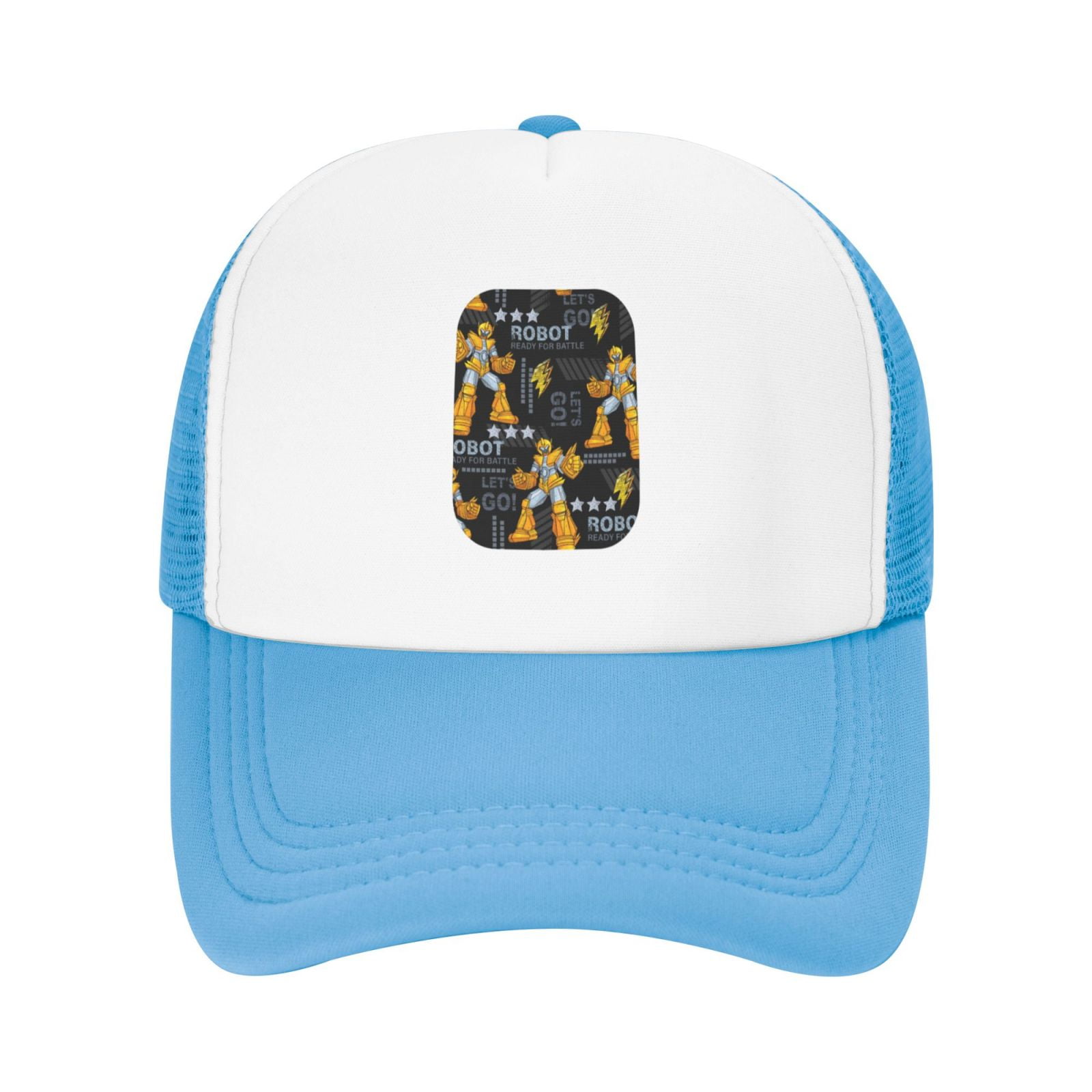 PAYOHTO Kids Boys Creative Robots Baseball Hat Back Adjustable Mesh ...