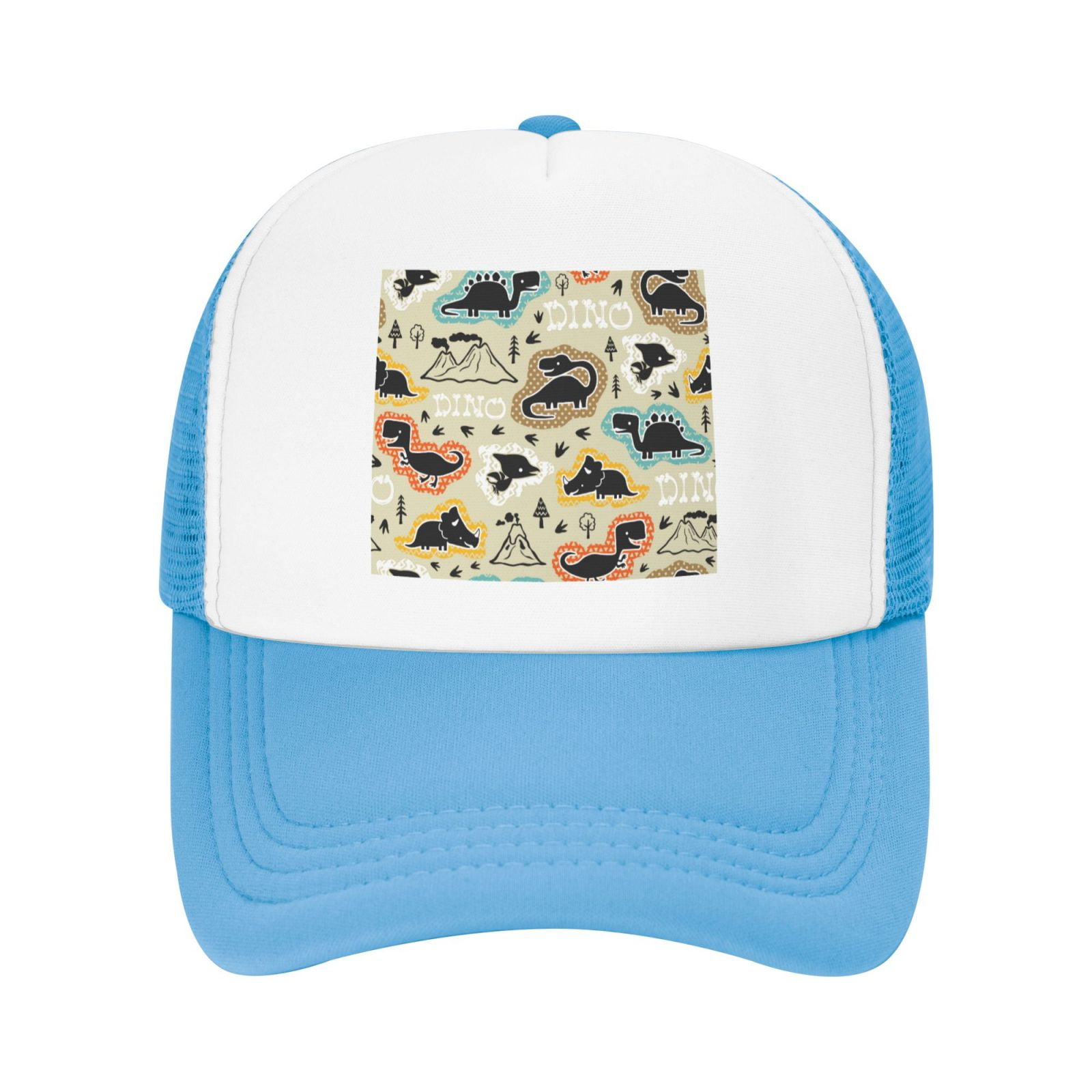 PAYOHTO Kids Boys Dinosaurs Cartoon Baseball Hat Back Adjustable Mesh ...