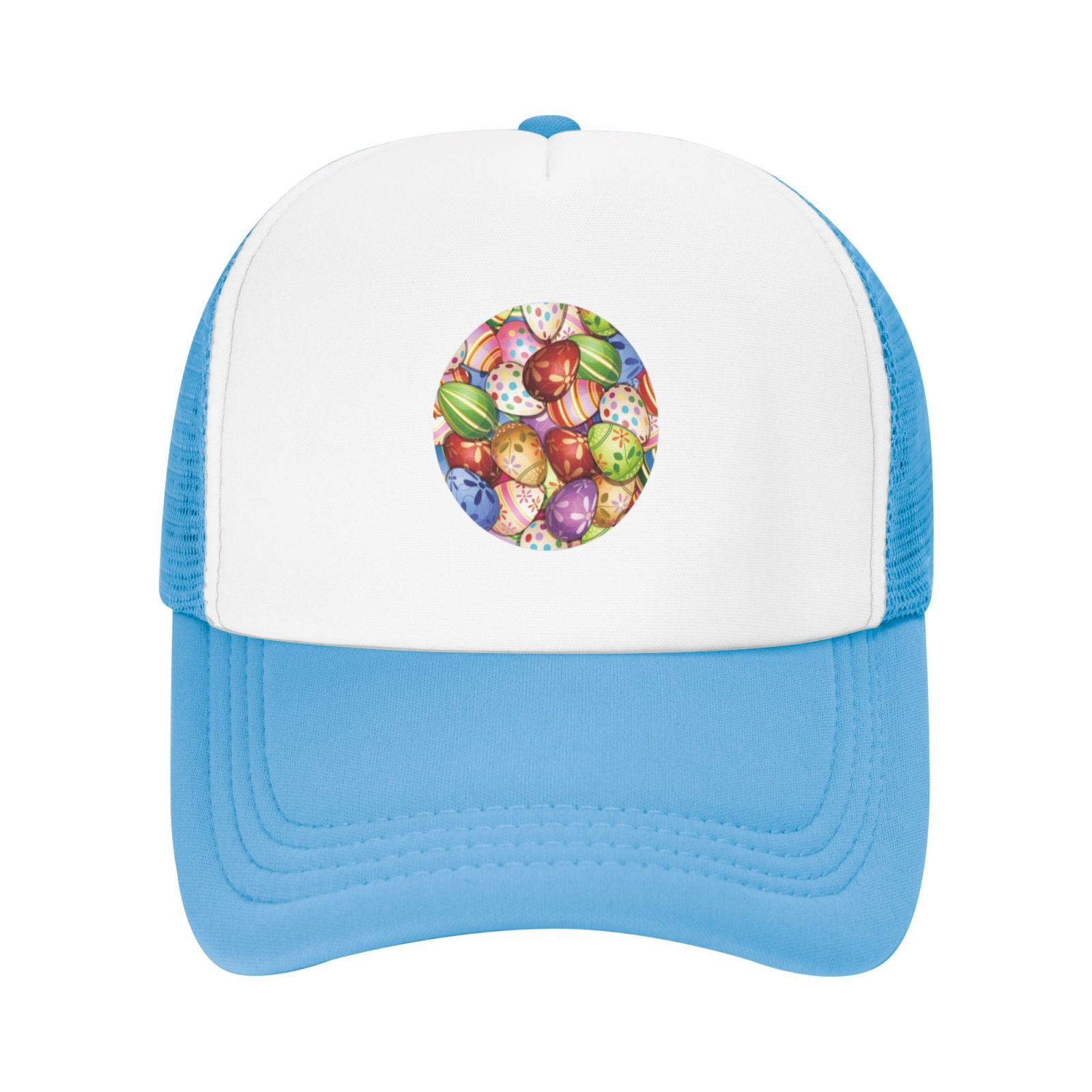 PAYOHTO Kids Colorfule Easter Eggs Baseball Hat Back Adjustable Mesh ...