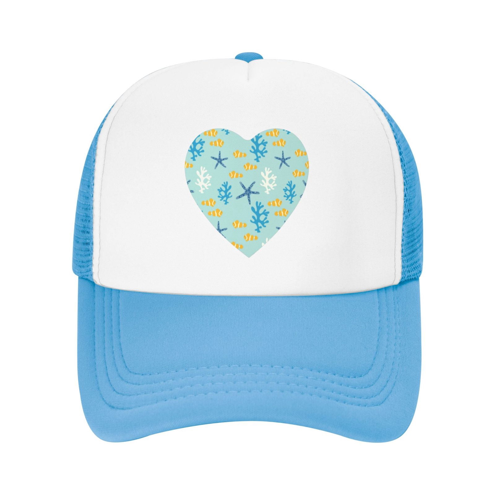 PAYOHTO Kids Coral Reef Anemone Fish Baseball Hat Back Adjustable Mesh ...
