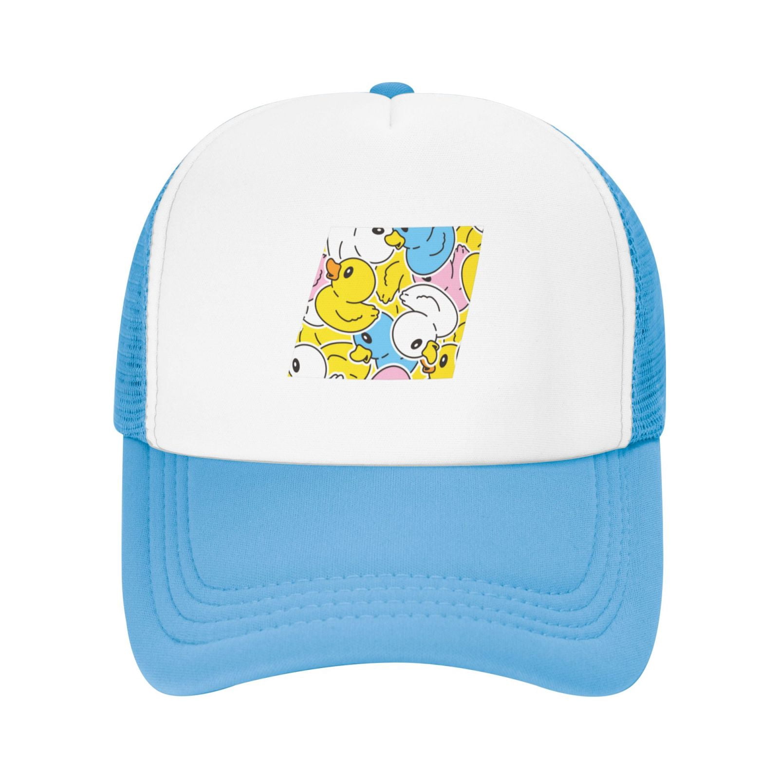 PAYOHTO Kids Cute Ducks Yellow Blue Baseball Hat Back Adjustable Mesh ...