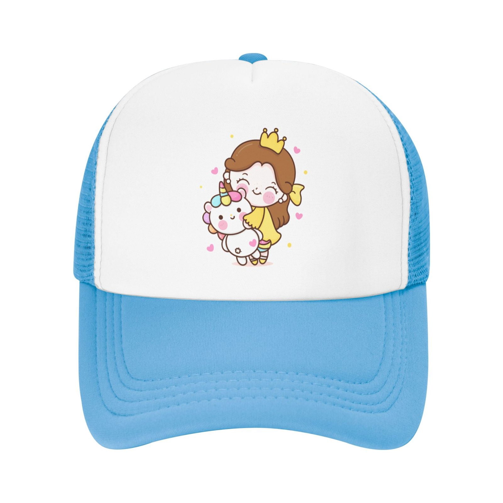 PAYOHTO Kids Cute Little Girl Cartoon Baseball Hat Back Adjustable Mesh ...