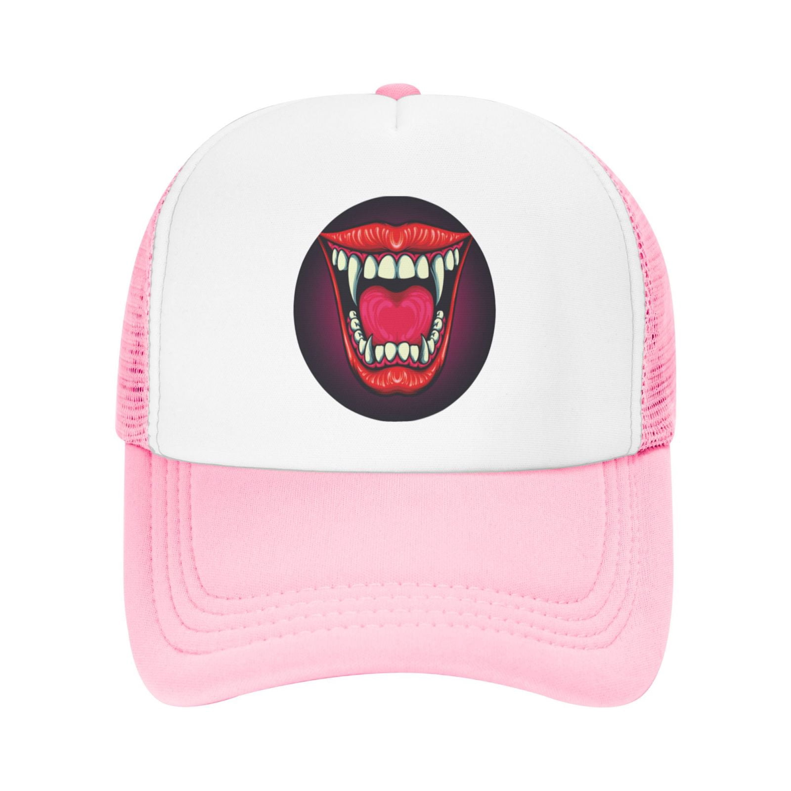 PAYOHTO Kids Dracula Sexy Lips Vampire Halloween Baseball Hat Back ...