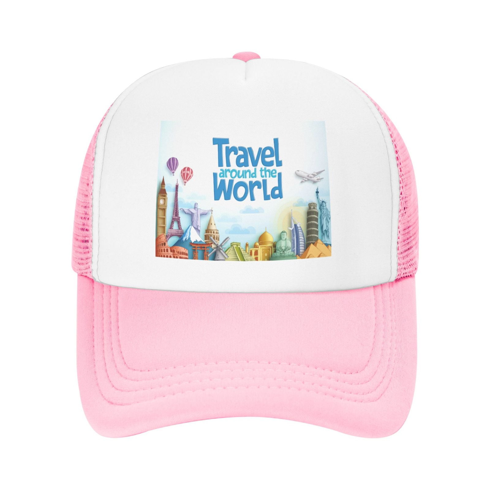 PAYOHTO Kids Famous Landmarks Baseball Hat Back Adjustable Mesh ...