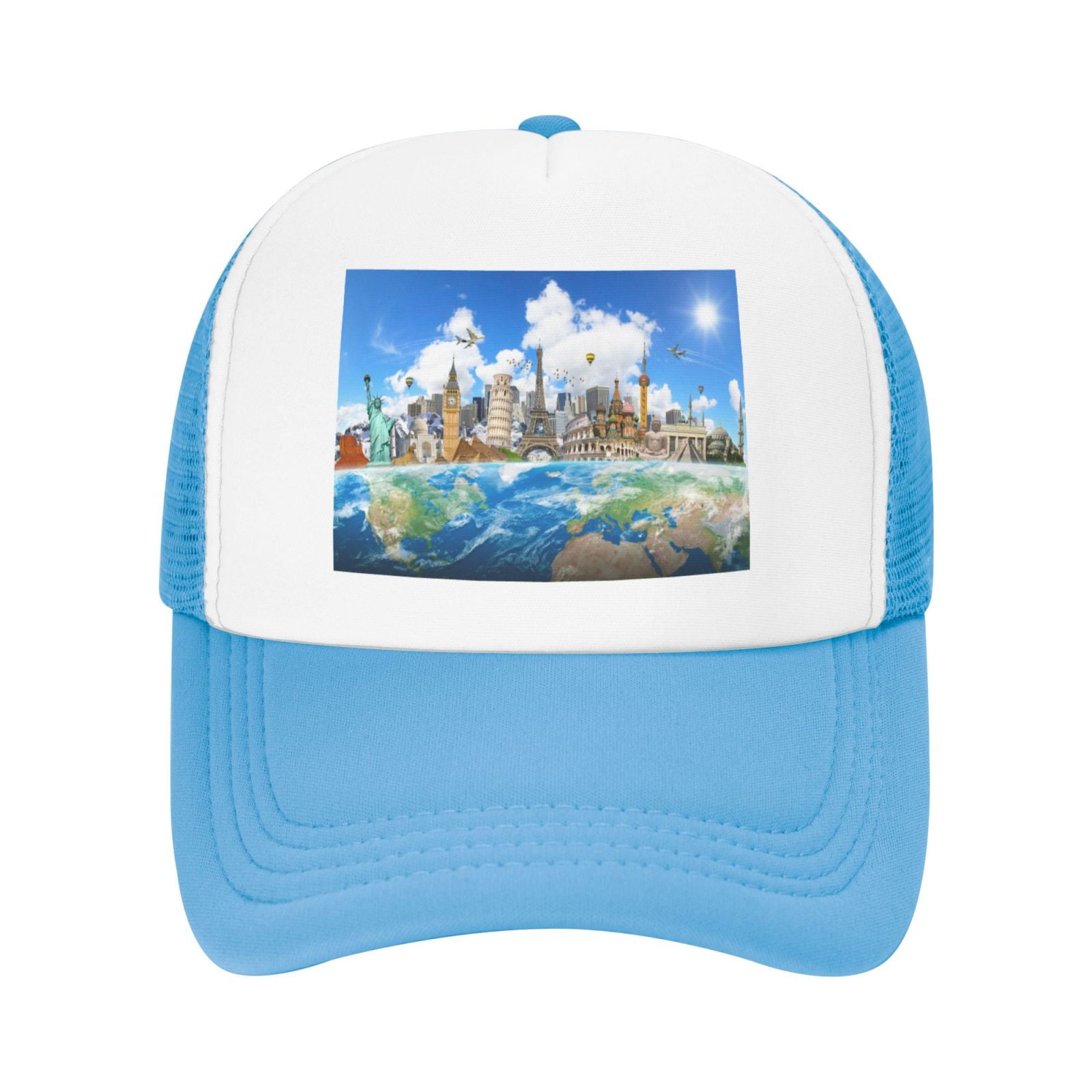 PAYOHTO Kids Famous Landmarks of the World Baseball Hat Back Adjustable ...