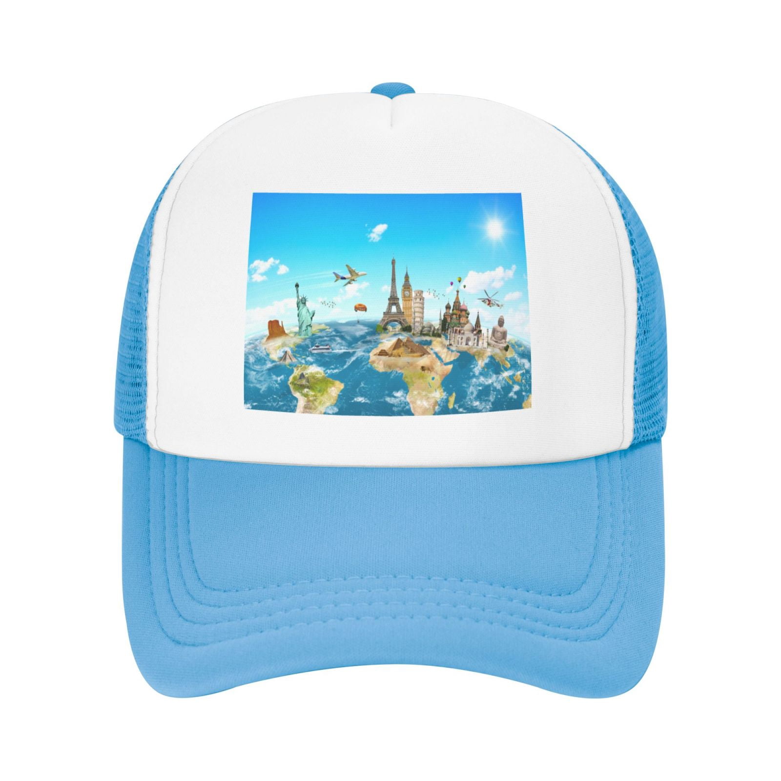 PAYOHTO Kids Famous Monuments of the World Baseball Hat Back Adjustable ...