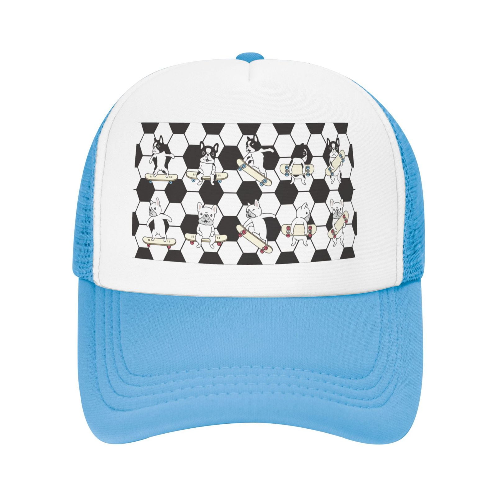 PAYOHTO Kids French Bulldogs Skateboard Surfing Baseball Hat Back ...