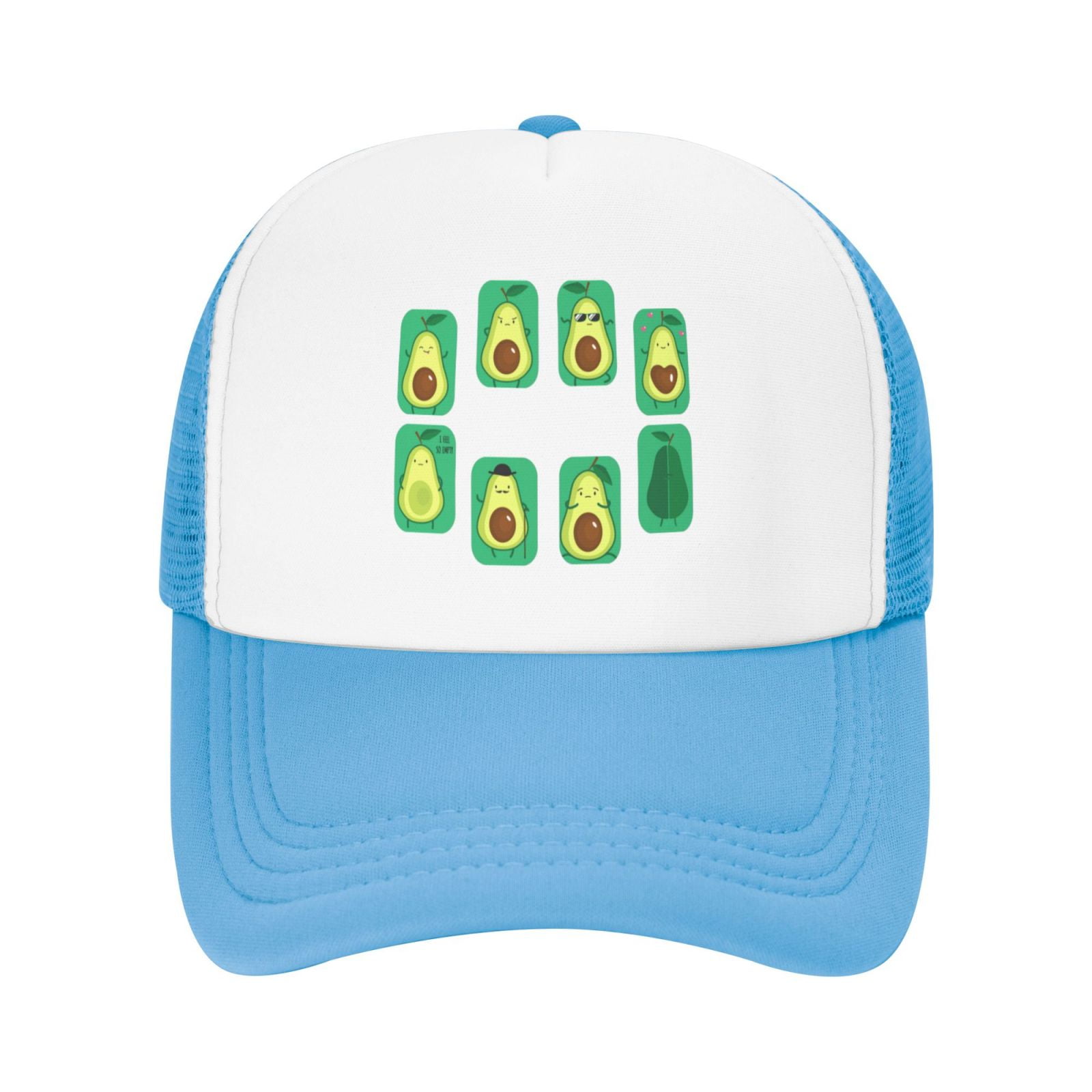 PAYOHTO Kids Funny Avocado Baseball Hat Back Adjustable Mesh Breathable ...