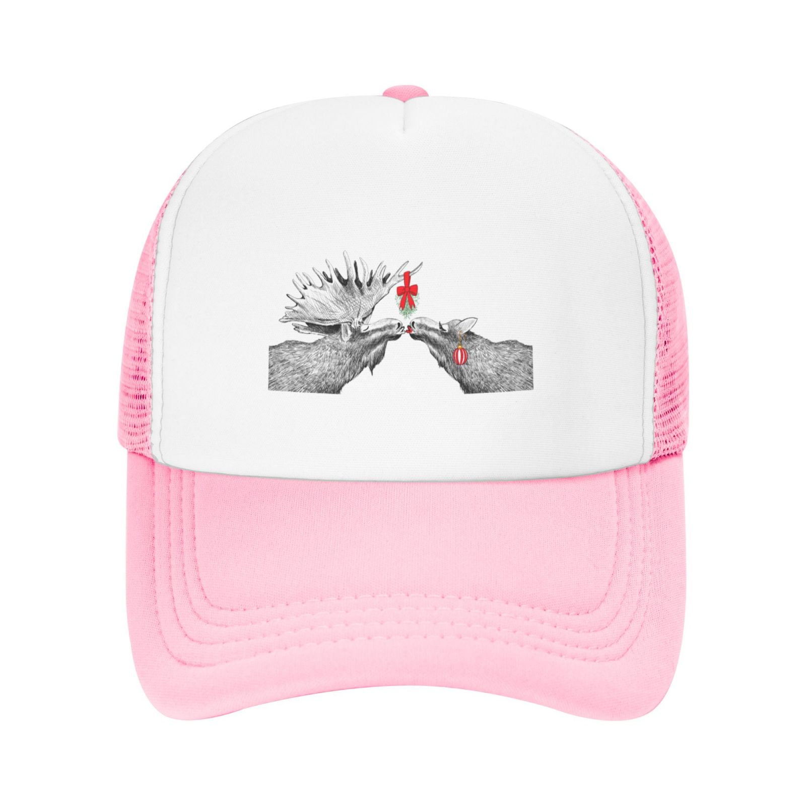 PAYOHTO Kids Funny Christmas Moose Baseball Hat Back Adjustable Mesh ...
