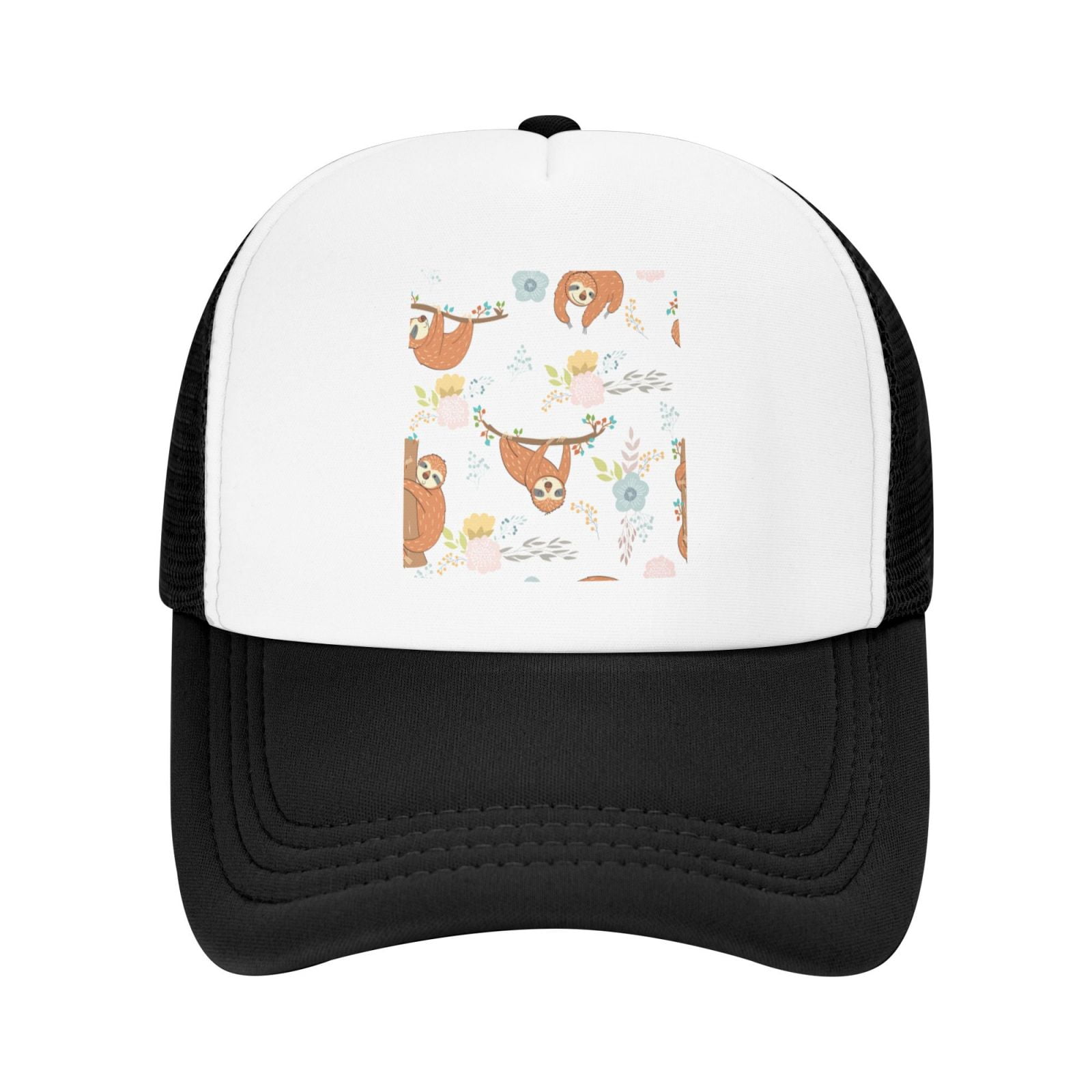 PAYOHTO Kids Girl Cute Sloth Baseball Hat Back Adjustable Mesh ...