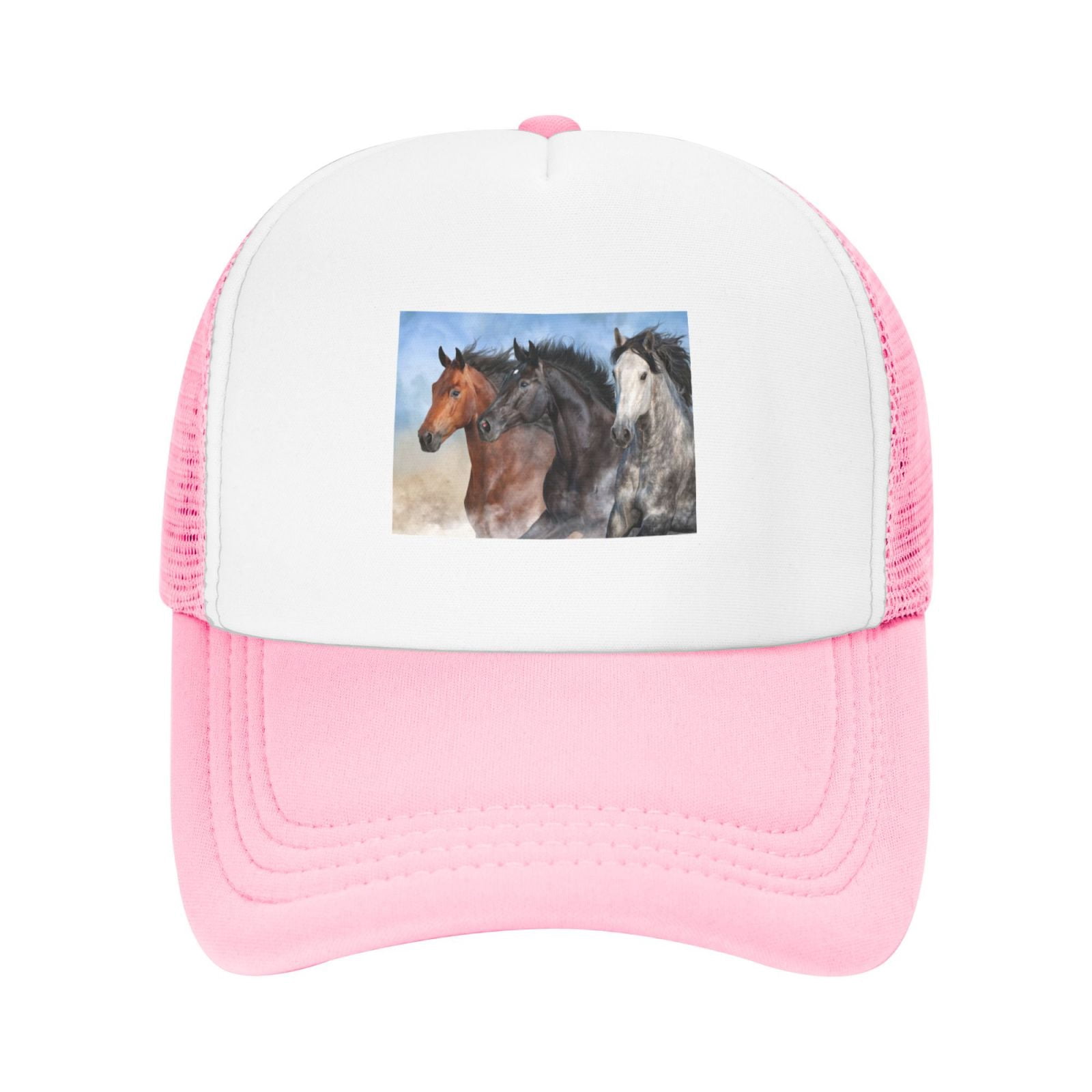 PAYOHTO Kids Horses Run Fast in Desert Dust Baseball Hat Back ...