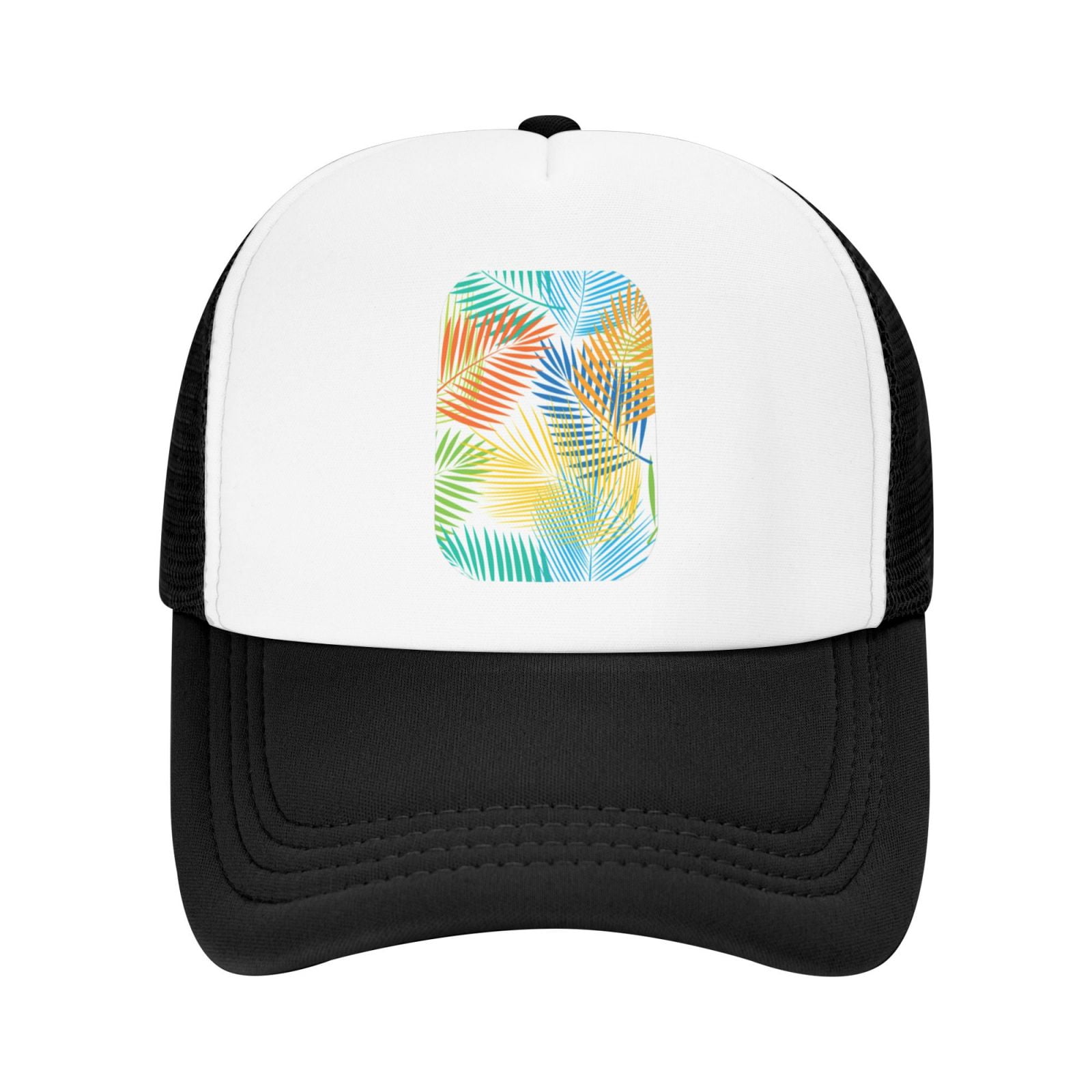 PAYOHTO Kids Leaves Palm Tree Baseball Hat Back Adjustable Mesh ...