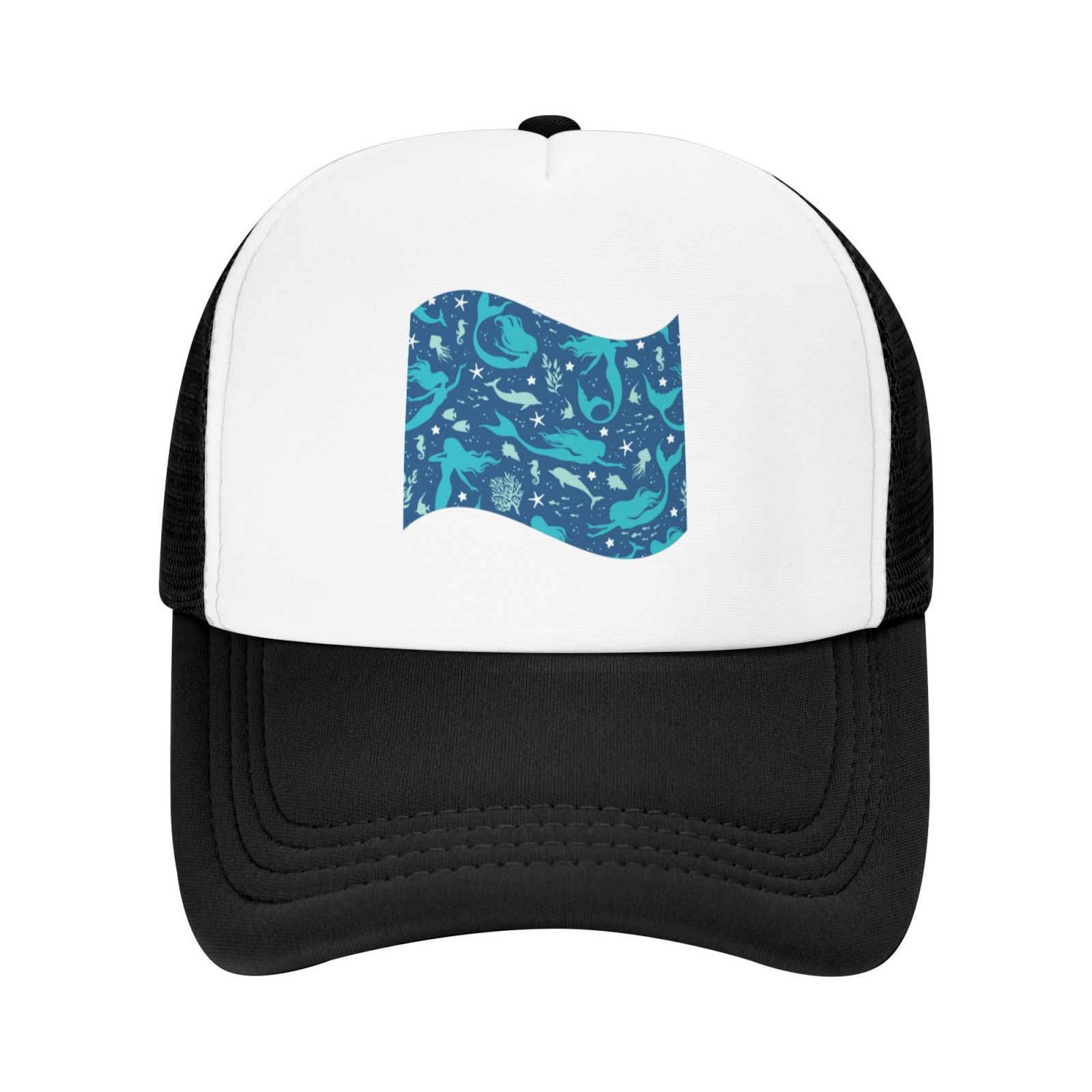 PAYOHTO Kids Mermaid Dolphin Ocean Elements Baseball Hat Back ...