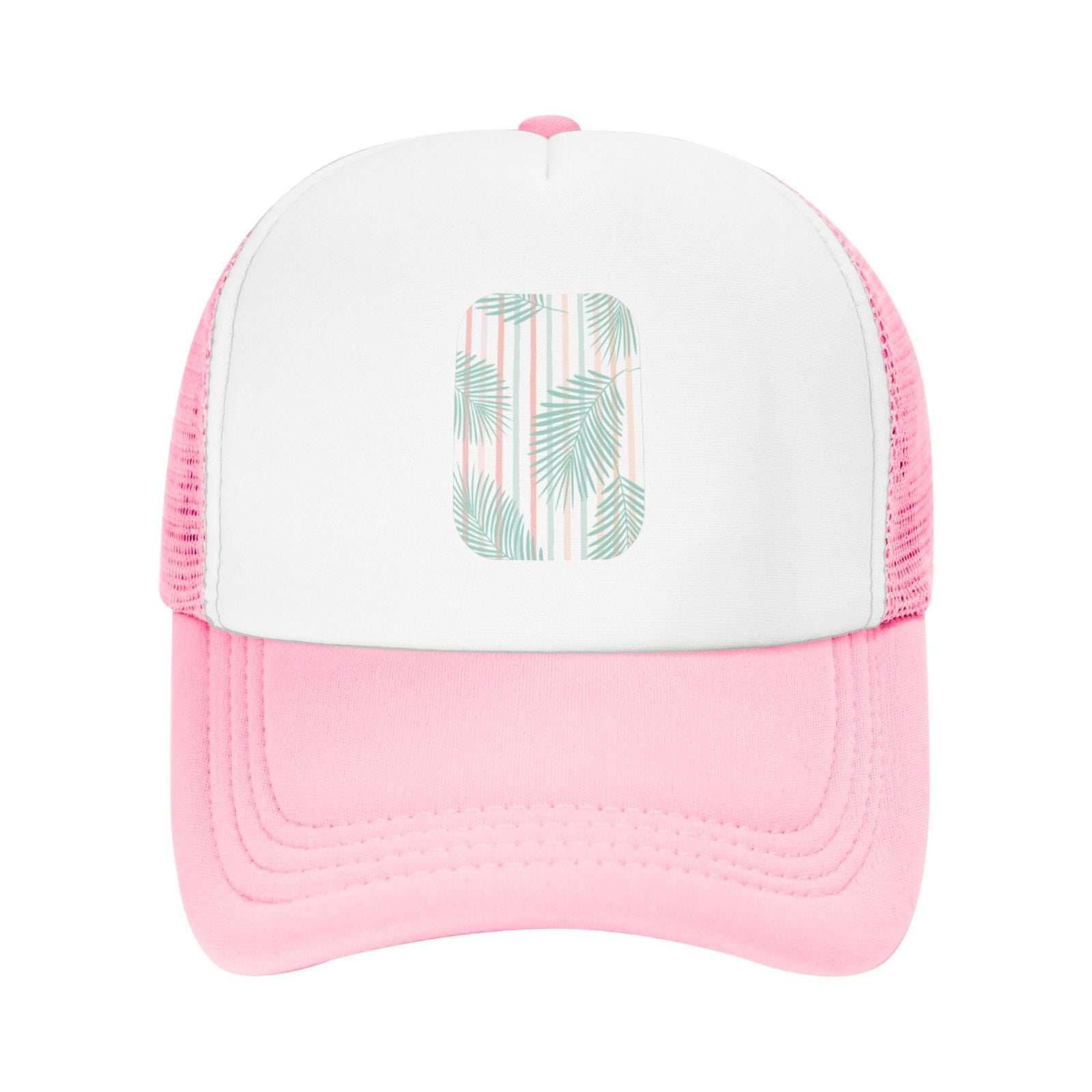 PAYOHTO Kids Palm Leaves Striped Tropical Baseball Hat Back Adjustable ...