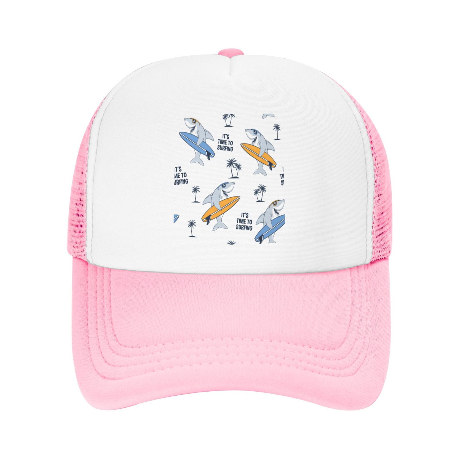 PAYOHTO Kids Shark Cool Baseball Hat Back Adjustable Mesh Breathable ...