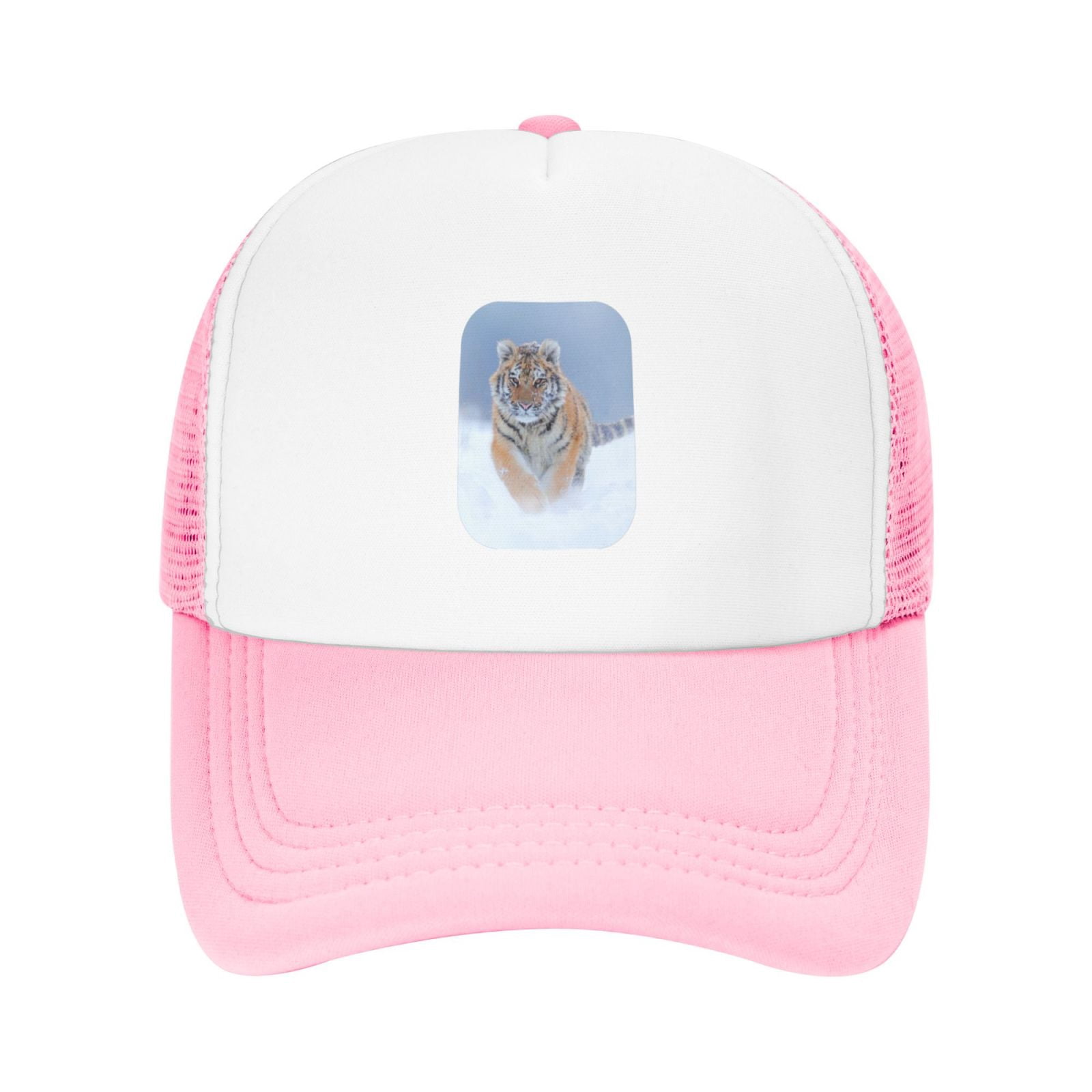 PAYOHTO Kids Snow Flakes with Wild Amur Tiger Baseball Hat Back ...