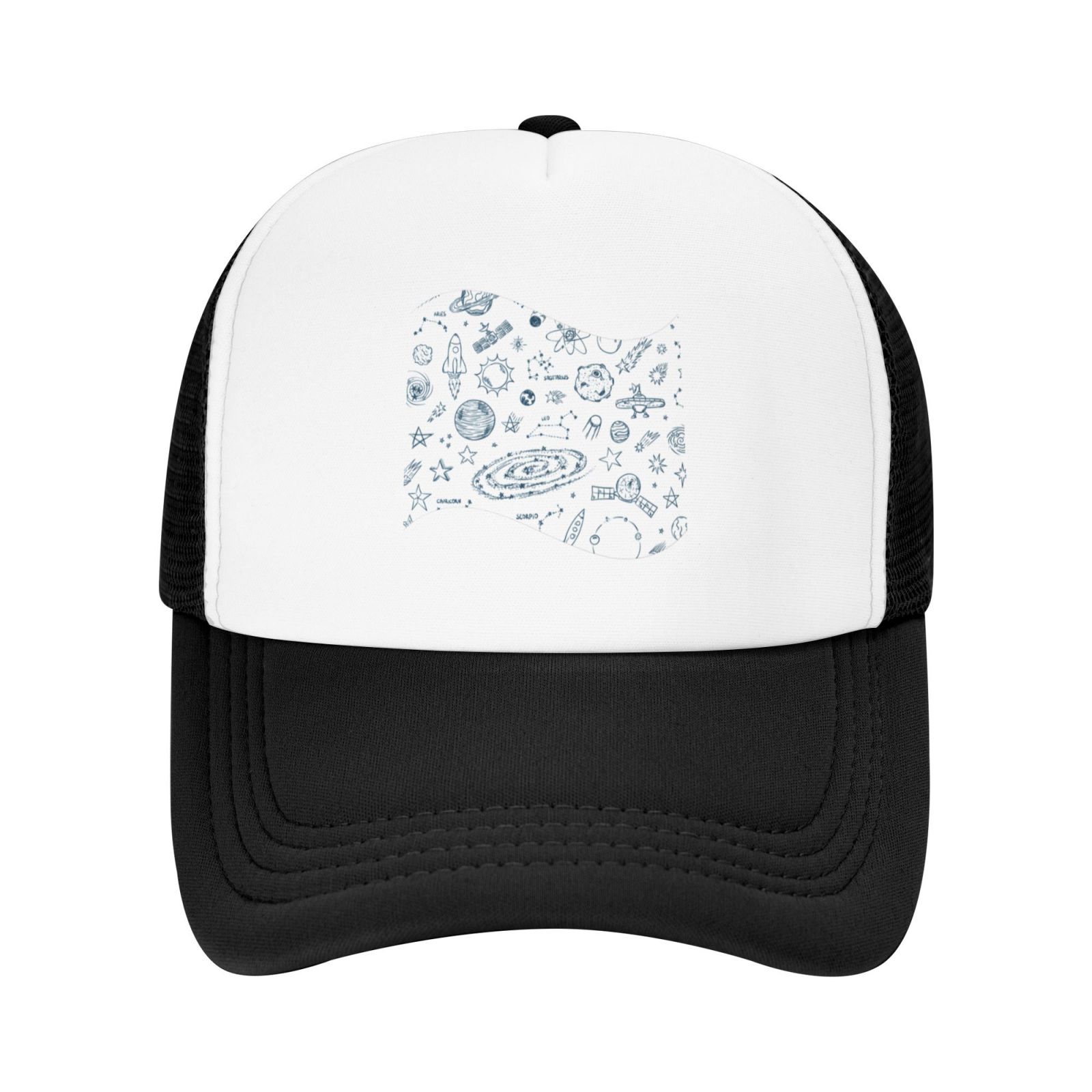 PAYOHTO Kids Space Doodle Baseball Hat Back Adjustable Mesh Breathable ...