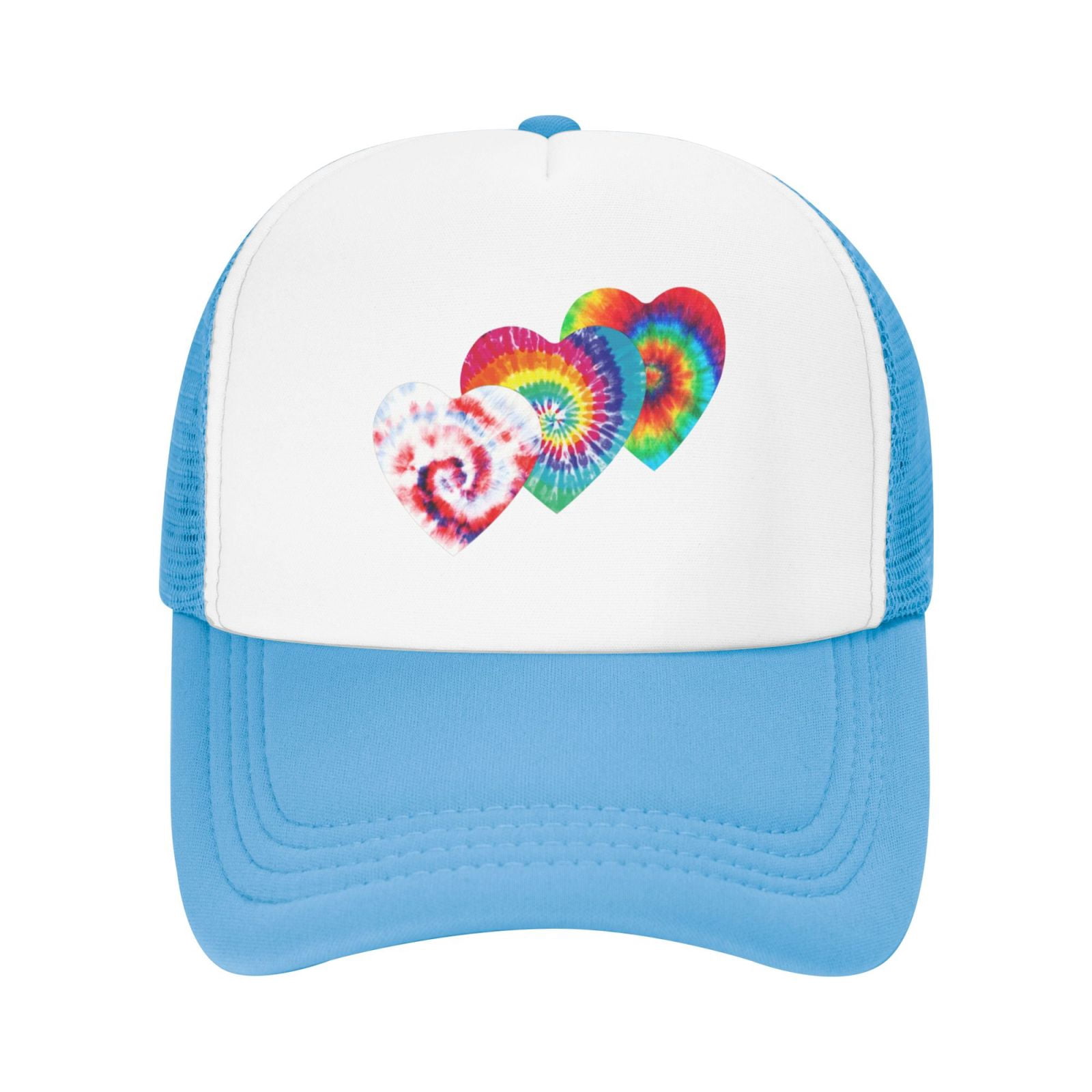 PAYOHTO Kids Spiral Tie Dye & Love Heart Baseball Hat Back Adjustable ...