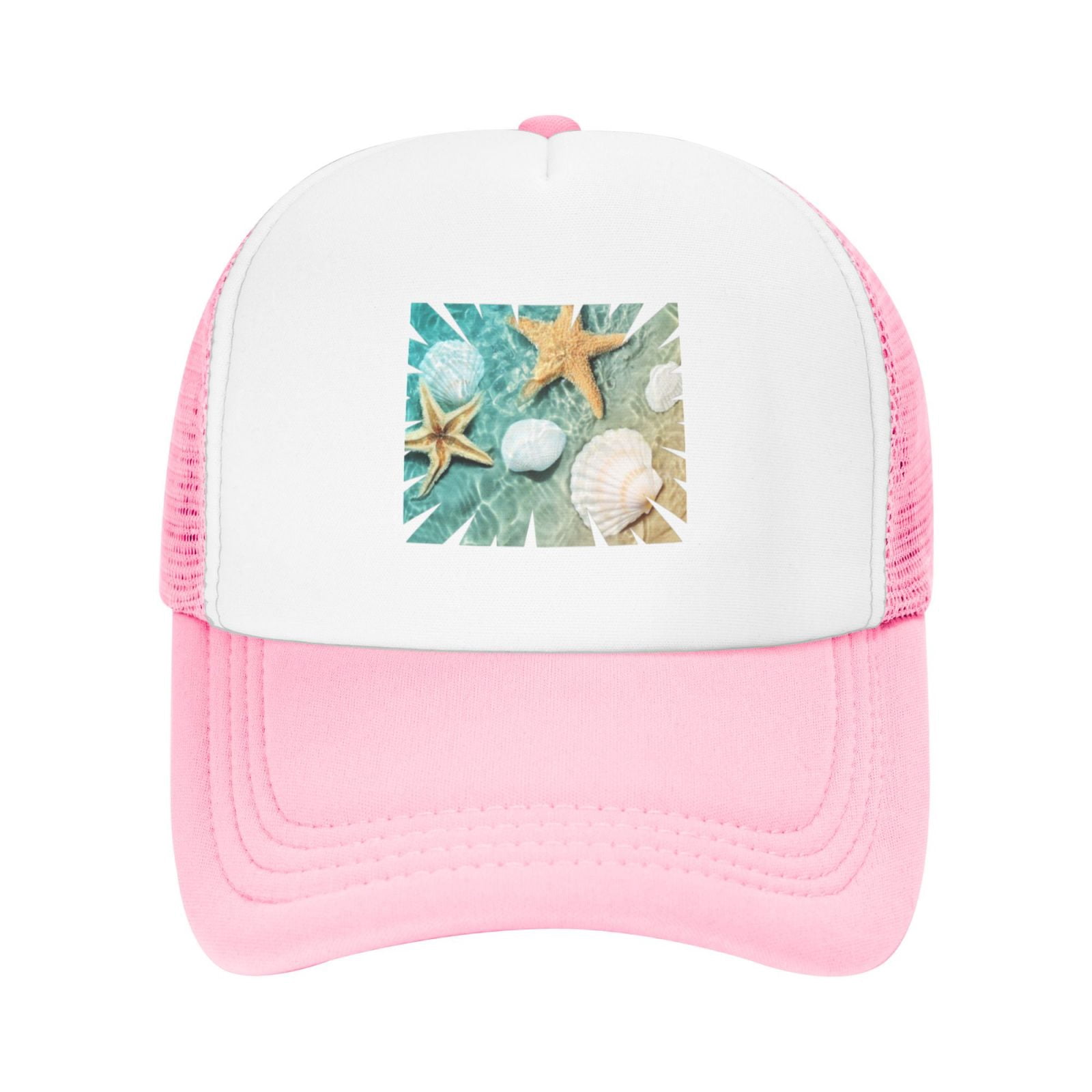 PAYOHTO Kids Starfish Seashell Summer Beach Sea Baseball Hat Back ...