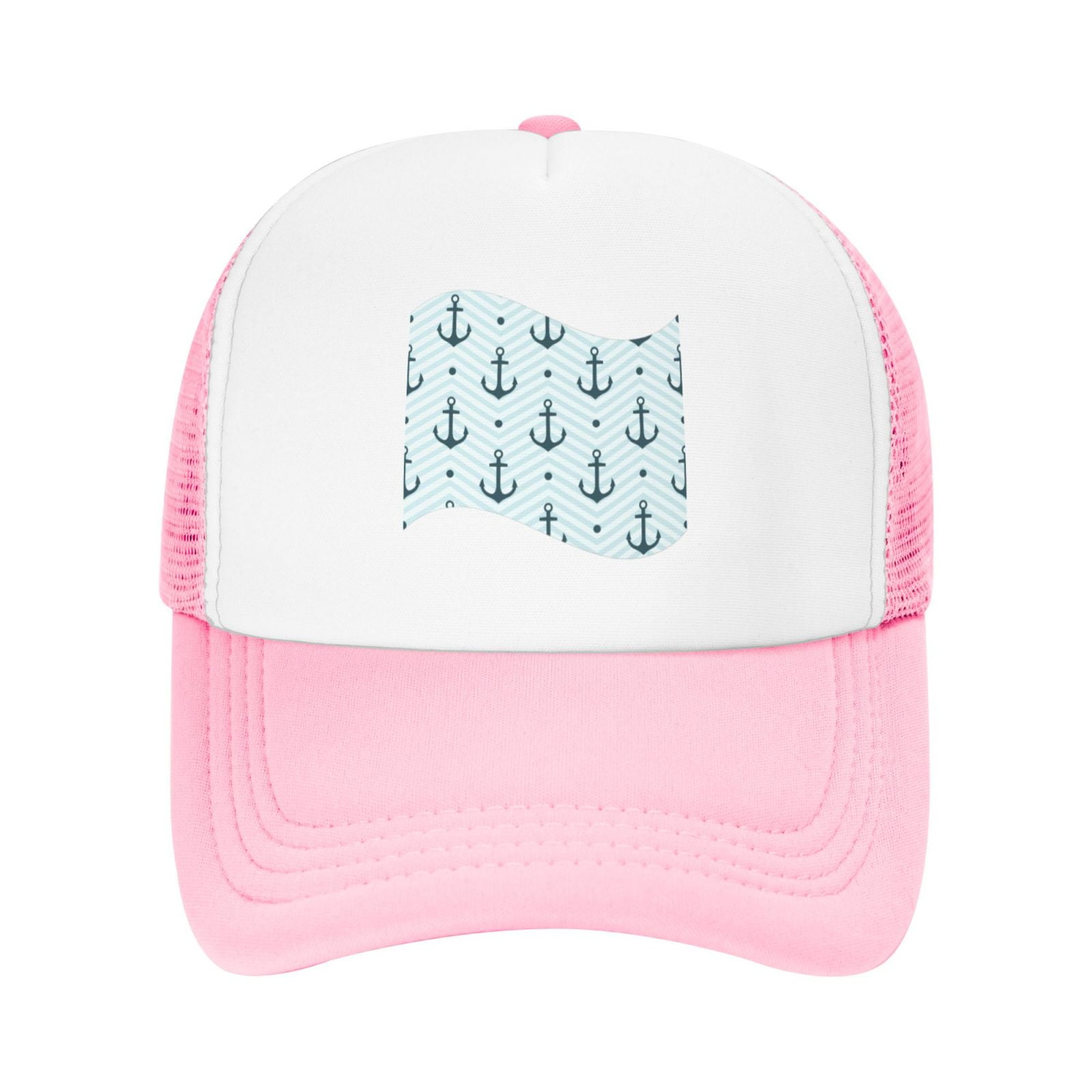 PAYOHTO Kids Stripe Anchors Baseball Hat Back Adjustable Mesh ...