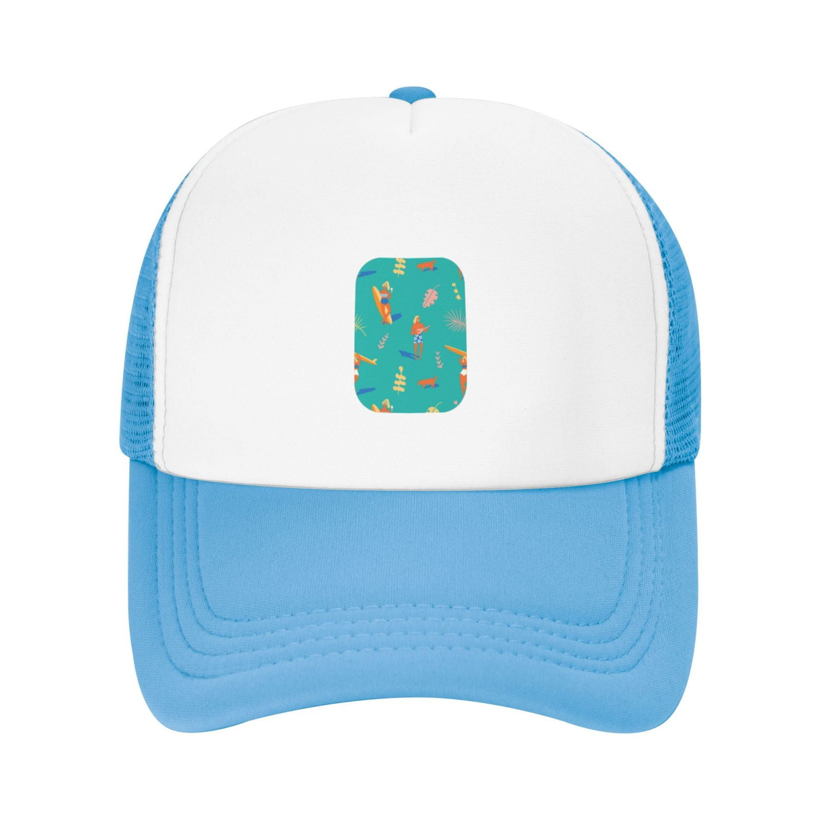 PAYOHTO Kids Summer Beach Surfing Blue Baseball Hat Back Adjustable ...