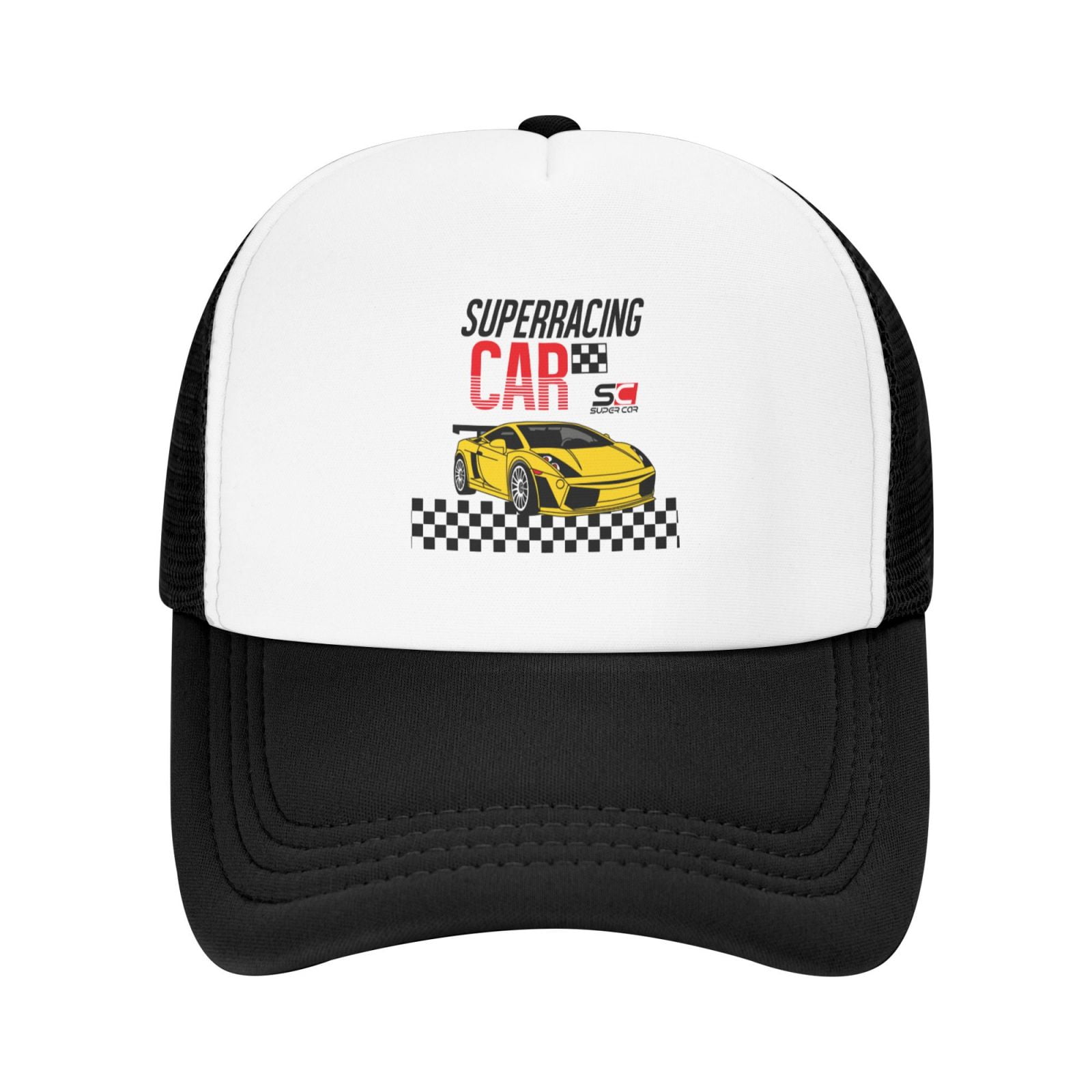 PAYOHTO Kids Supper Racing Car Baseball Hat Back Adjustable Mesh ...