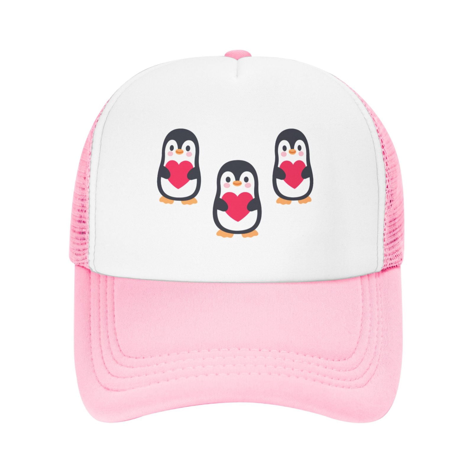 PAYOHTO Kids Three Cute Penguins Baseball Hat Back Adjustable Mesh ...