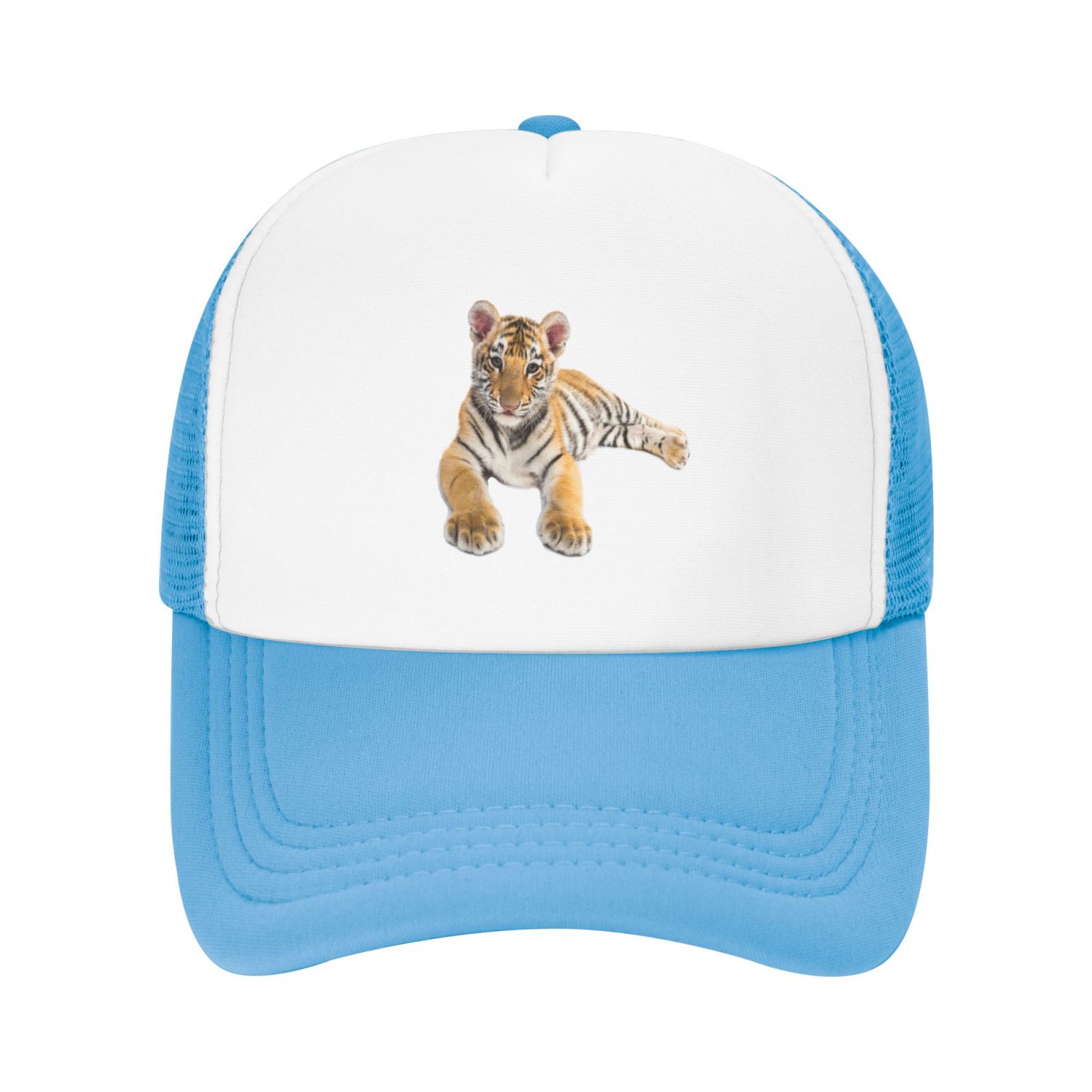 PAYOHTO Kids Tiger Cub Lying Baseball Hat Back Adjustable Mesh ...