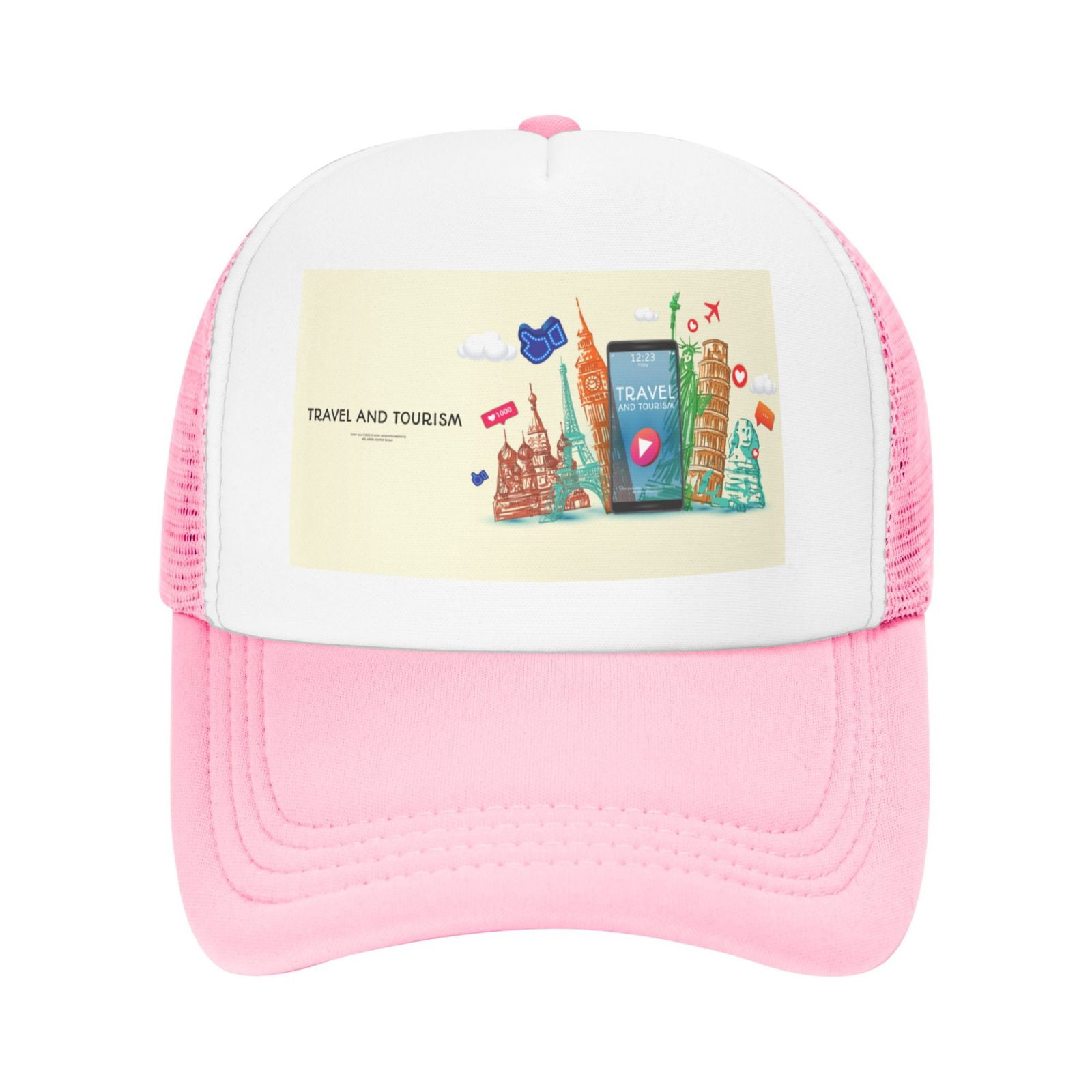 PAYOHTO Kids Travel Around the World Baseball Hat Back Adjustable Mesh ...