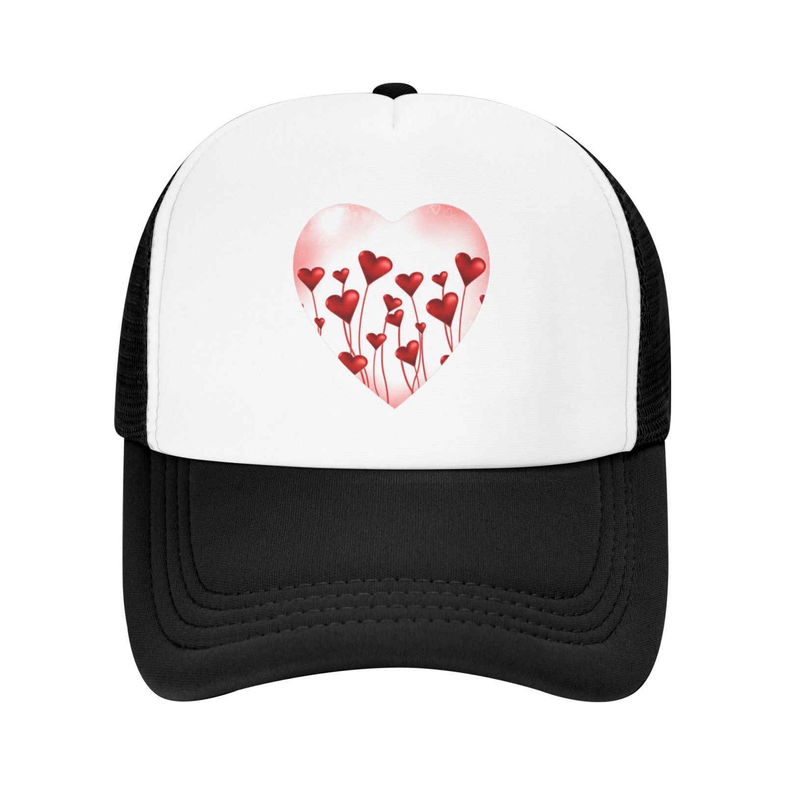 PAYOHTO Kids Valentines Day Lover Red Heart Baseball Hat Back ...