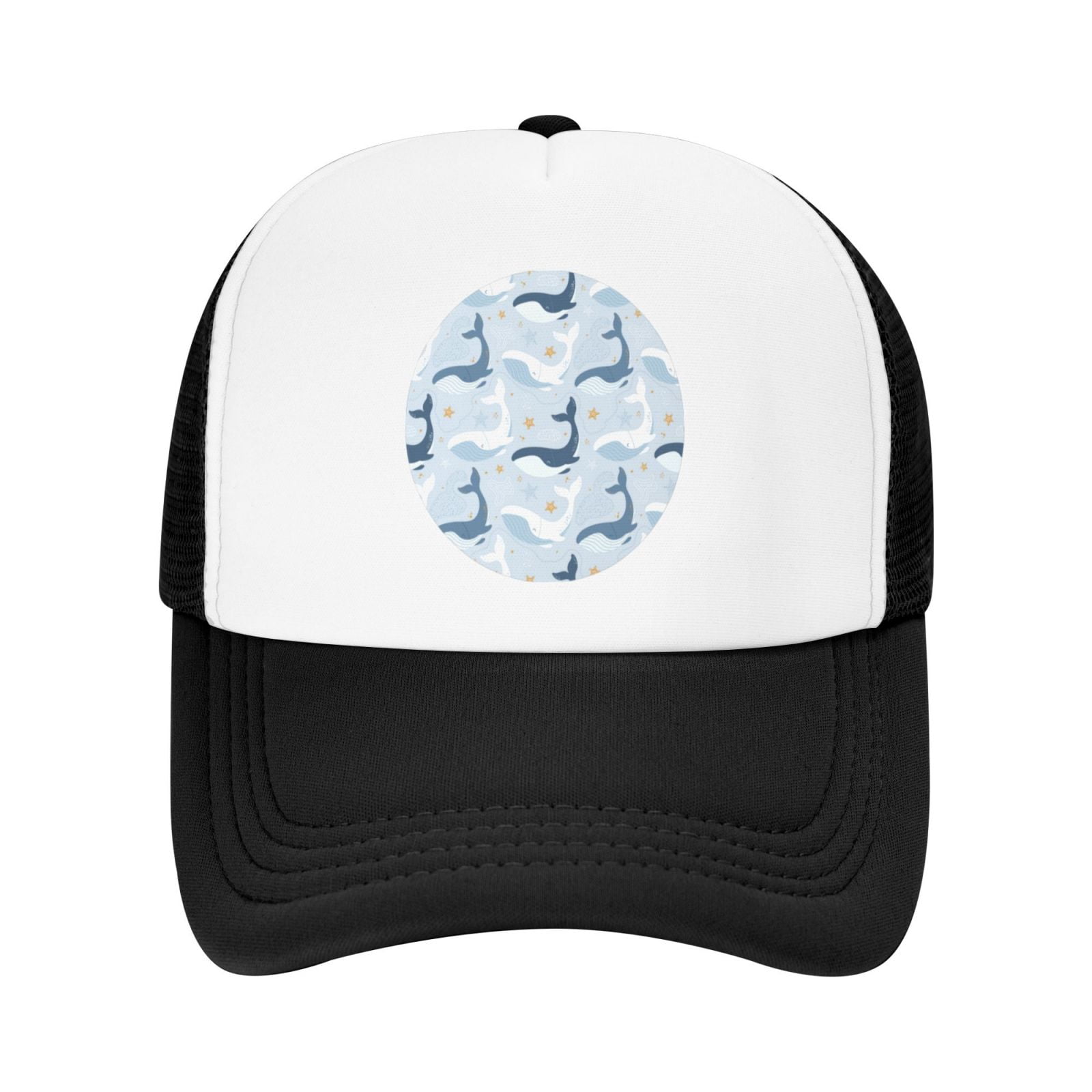 PAYOHTO Kids Whales Marine Theme Baseball Hat Back Adjustable Mesh ...