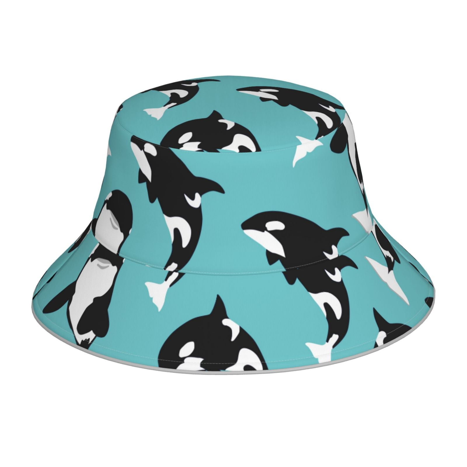 PAYOHTO Killer Whale Pattern Animal Bucket Hats for Women Men, Beach ...