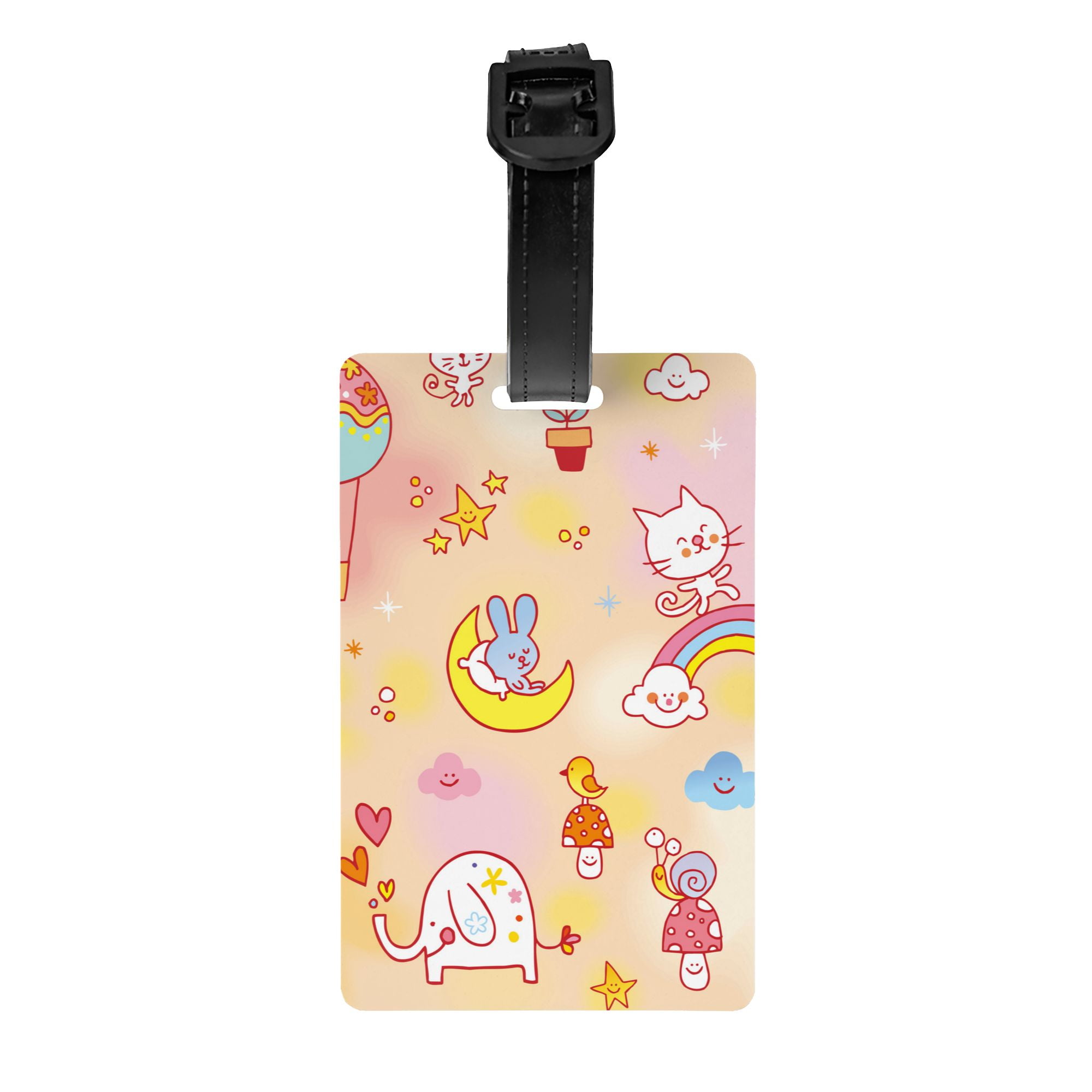 PAYOHTO Luggage Tags for Suitcases Cute Baby Animals Kids Pattern PVC ...