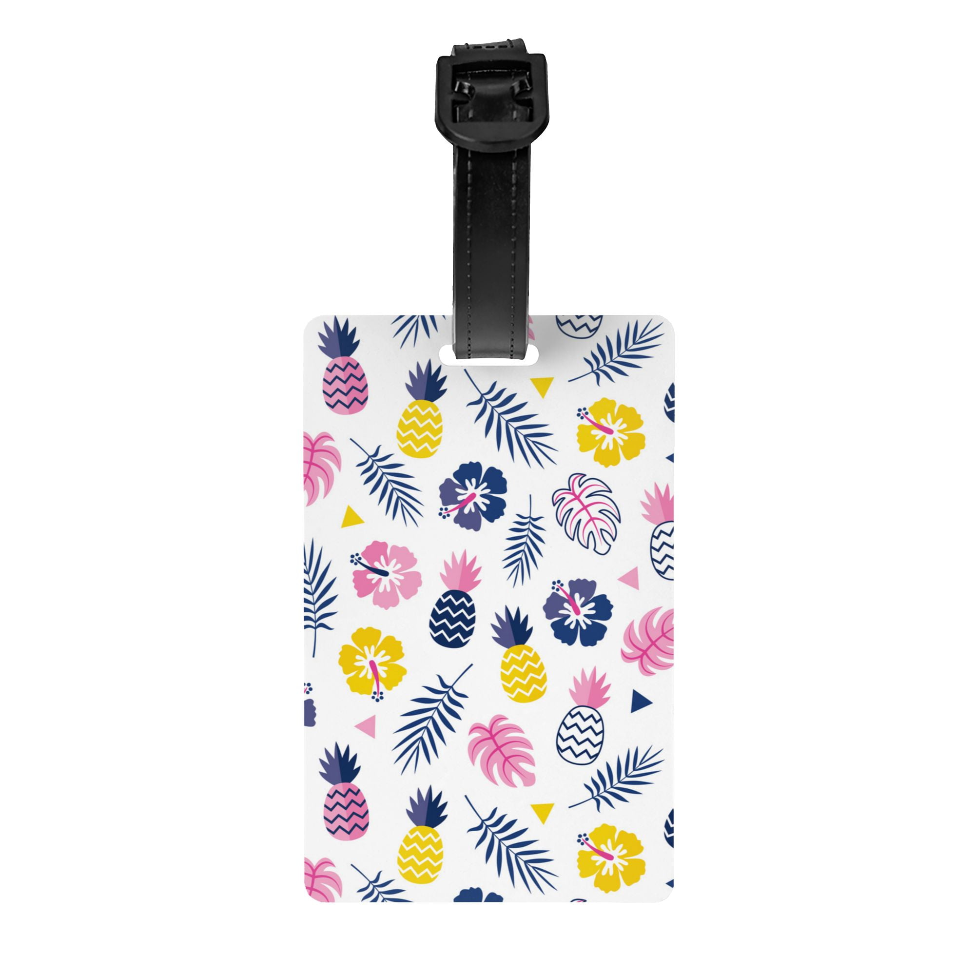 PAYOHTO Luggage Tags for Suitcases Cute Floral Pattern PVC Lable for ...