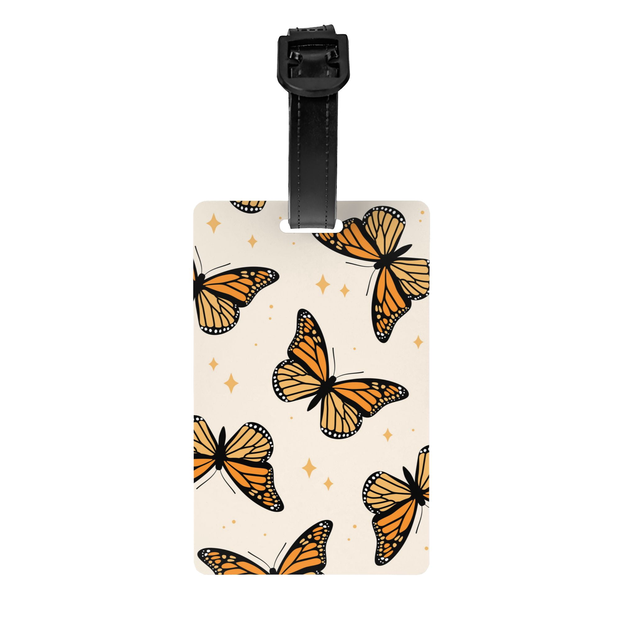 PAYOHTO Luggage Tags for Suitcases Monarch Butterflies PVC Lable for ...