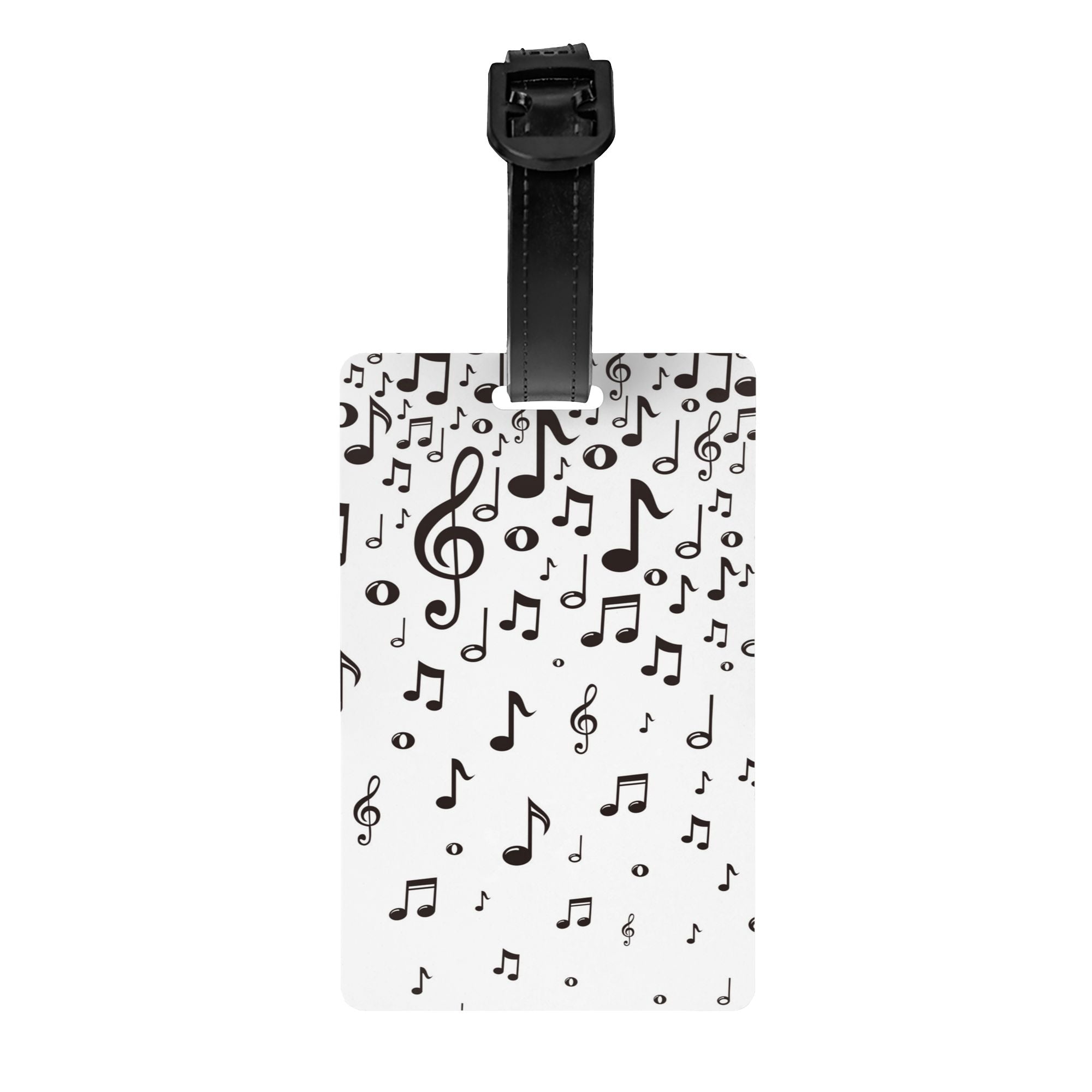 PAYOHTO Luggage Tags for Suitcases Music Notes Background PVC Lable for ...