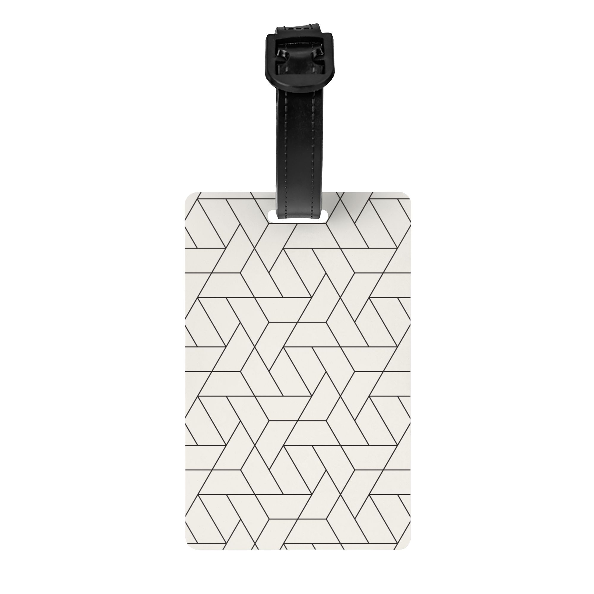 PAYOHTO Luggage Tags for Suitcases Simple Triangular Grid PVC Lable for ...