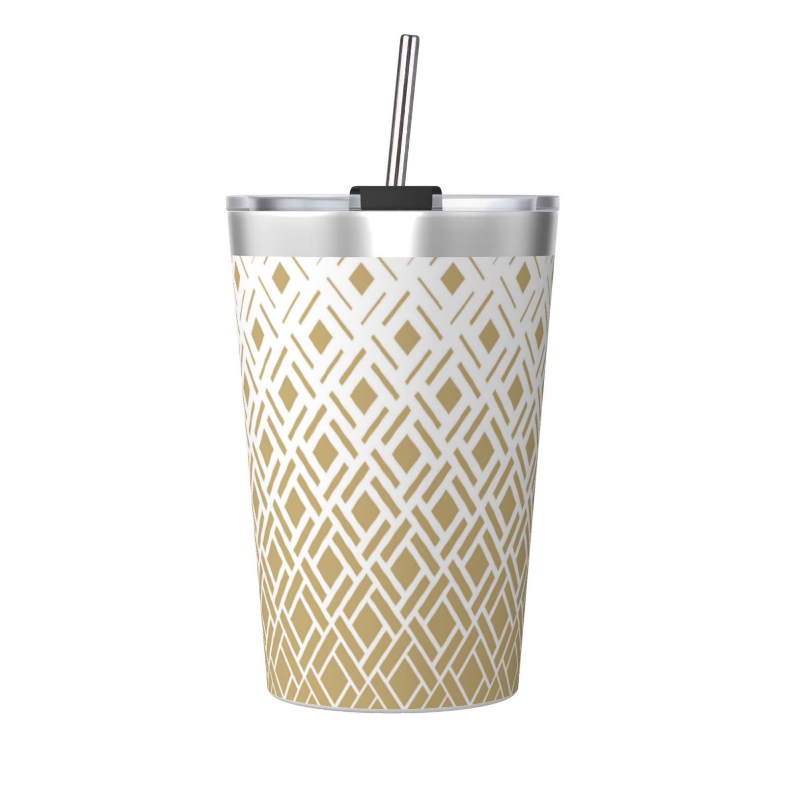 PAYOHTO Modern Textures Diamond Shapes Insulated Stainless Steel ...