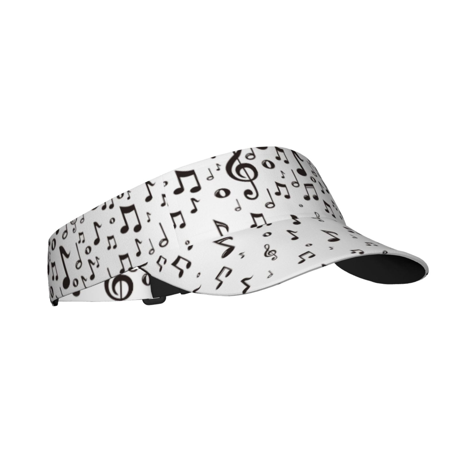 PAYOHTO Music Notes Background Sun Visor Ponytail Tennis Hat for Teen ...