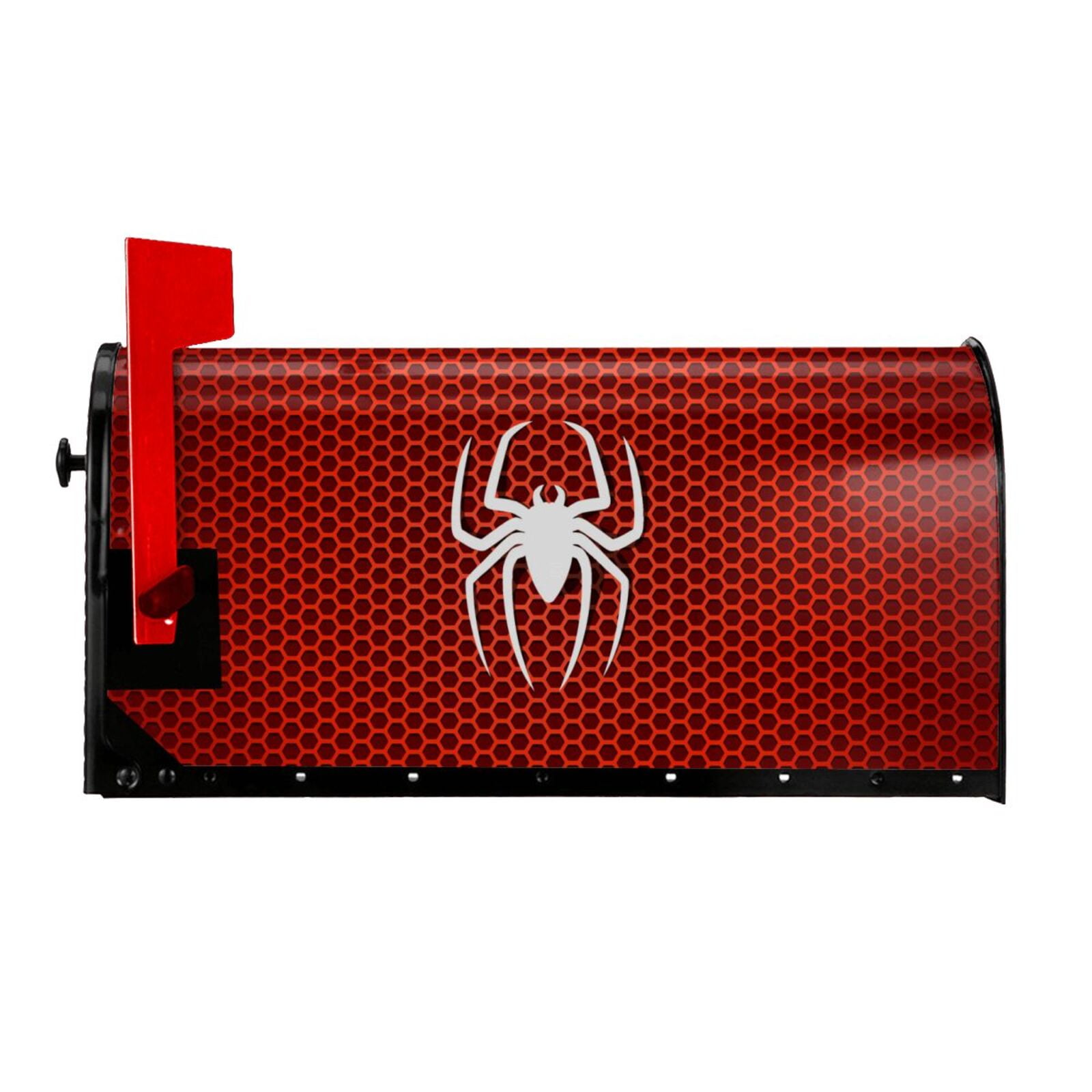 PAYOHTO Red Spider Skin Pattern Superhero Mailbox Covers Magnetic ...