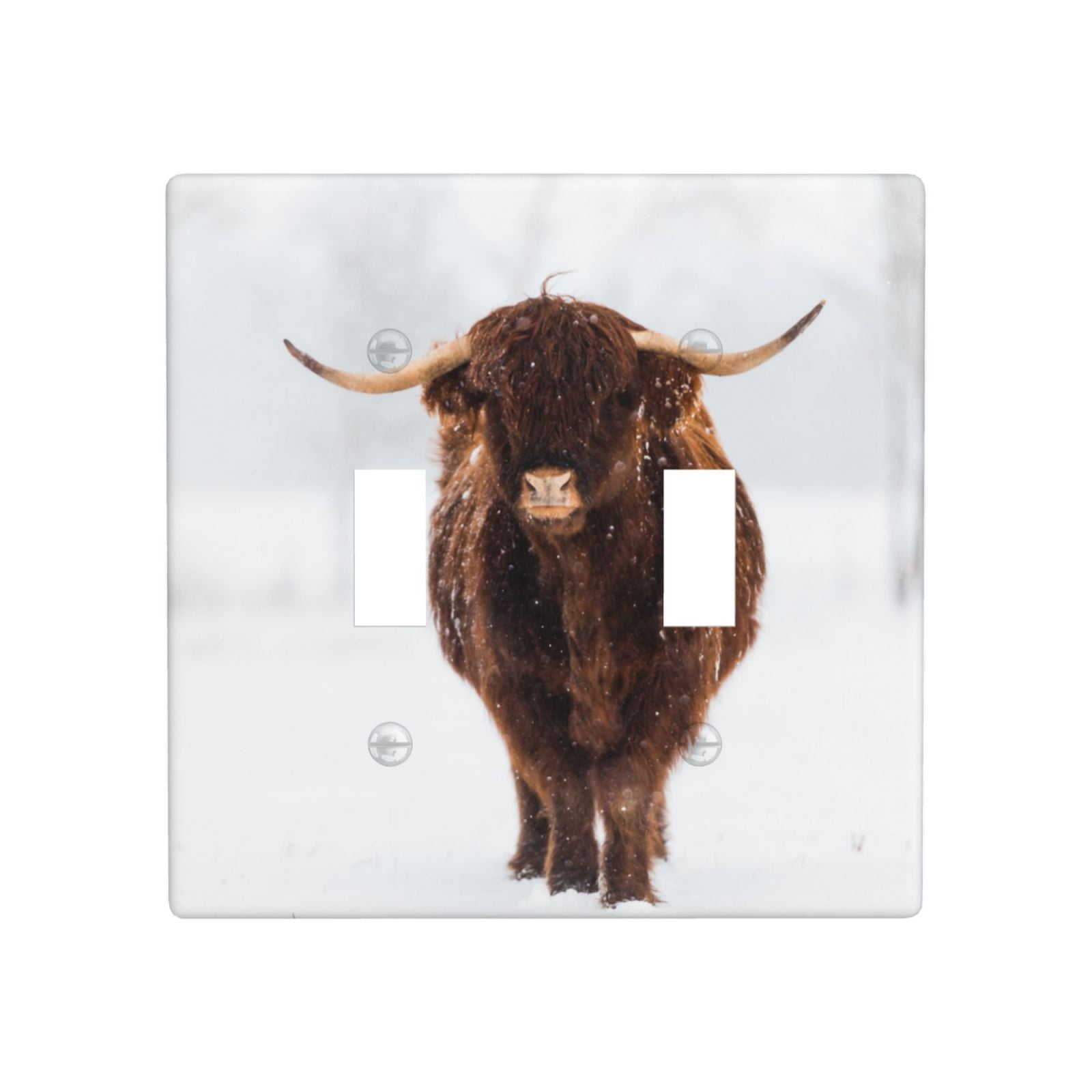 PAYOHTO Toggle Light Switch Wall Plate Beautiful Scottish Highland Wild ...